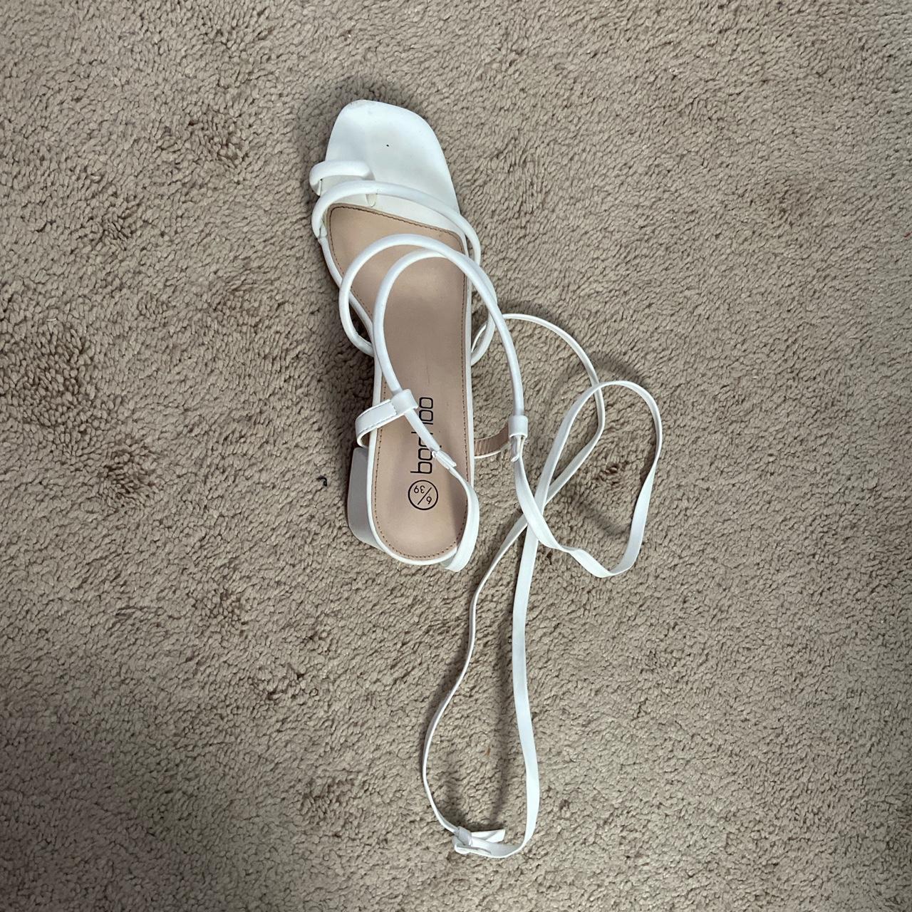Super cute lace up heels! Only been worn twice. Says... - Depop