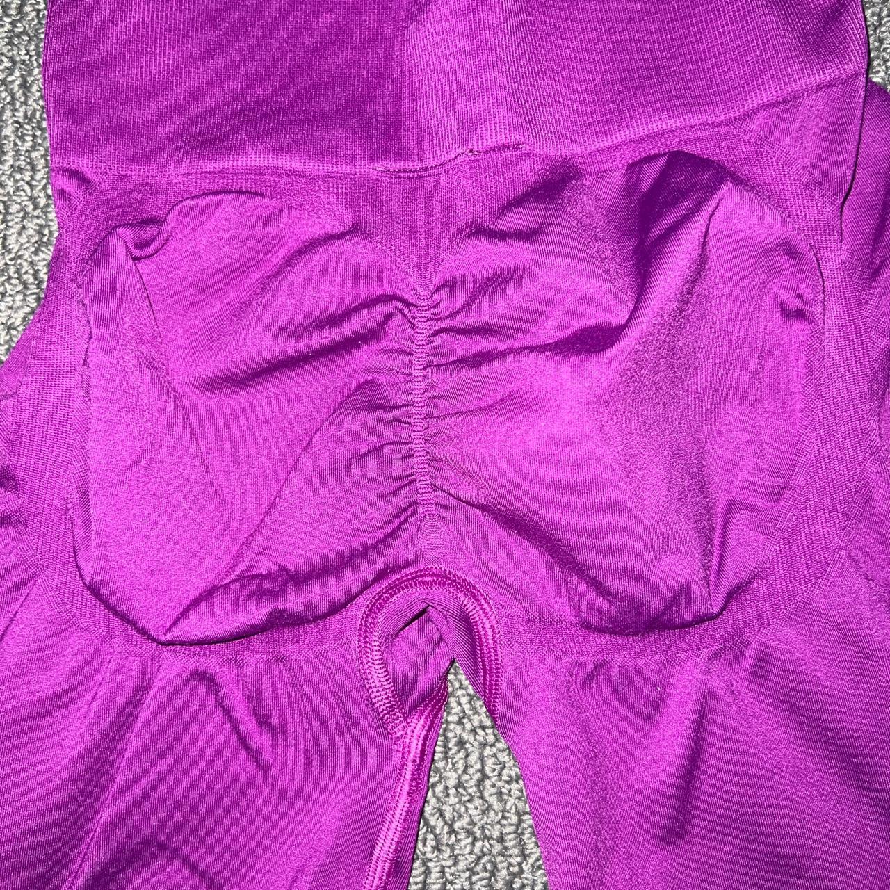 purple bo+tee workout set so flattering and makes... - Depop