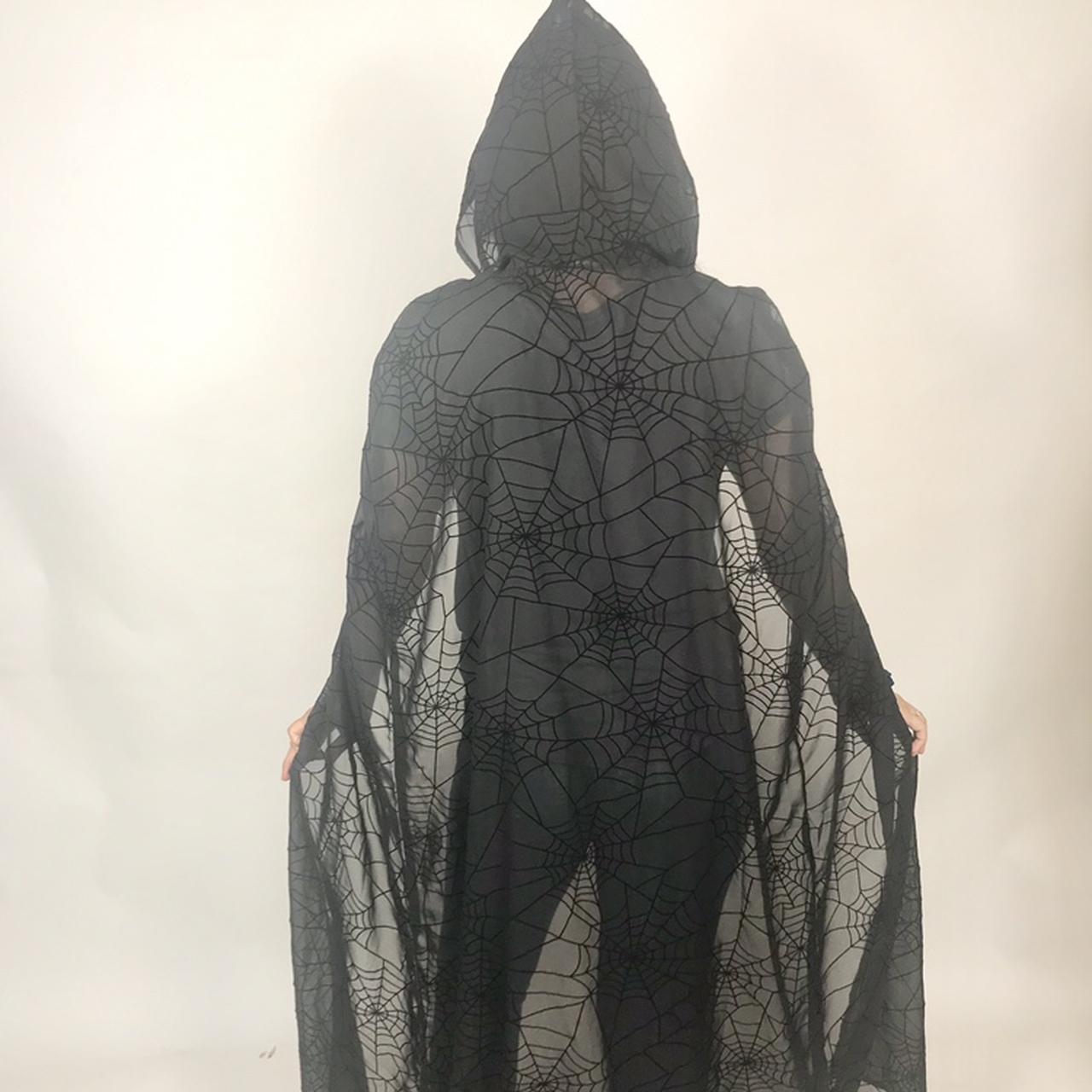 Spider Web Hooded Cape| One Size Fits Most| This... - Depop