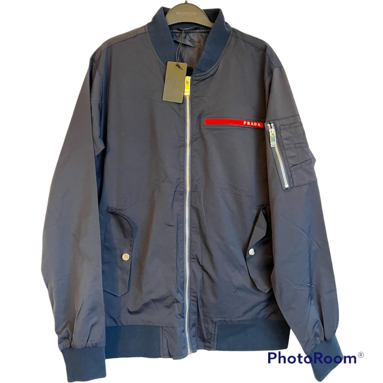 Prada jacket has been worn a few times maybe three... - Depop