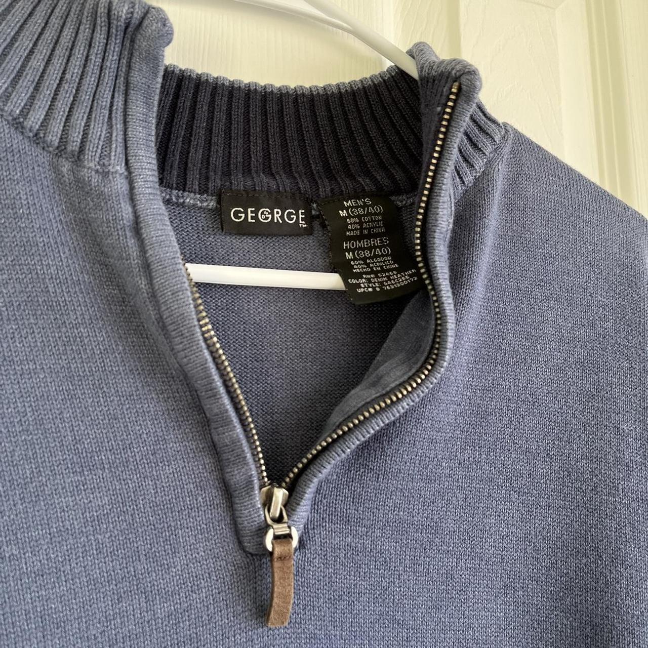 George Women's Blue and Navy Jumper | Depop