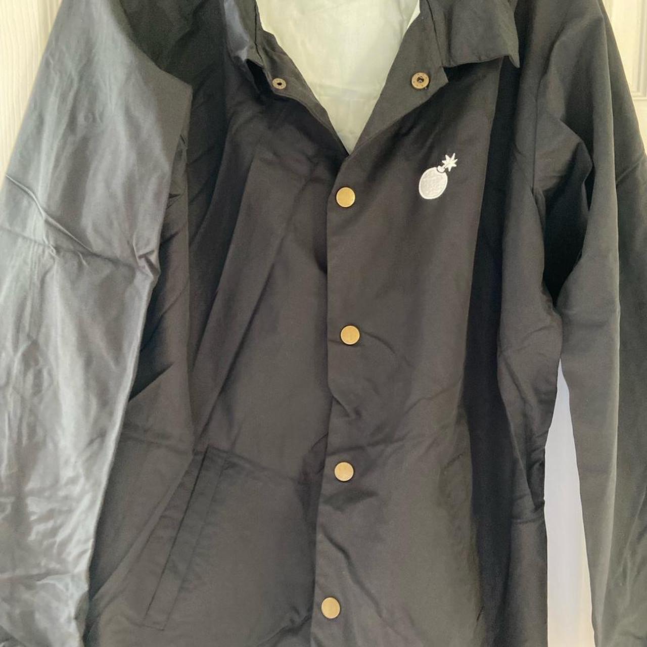 The Hundreds Black Coach Jacket Mens M 9/10... - Depop