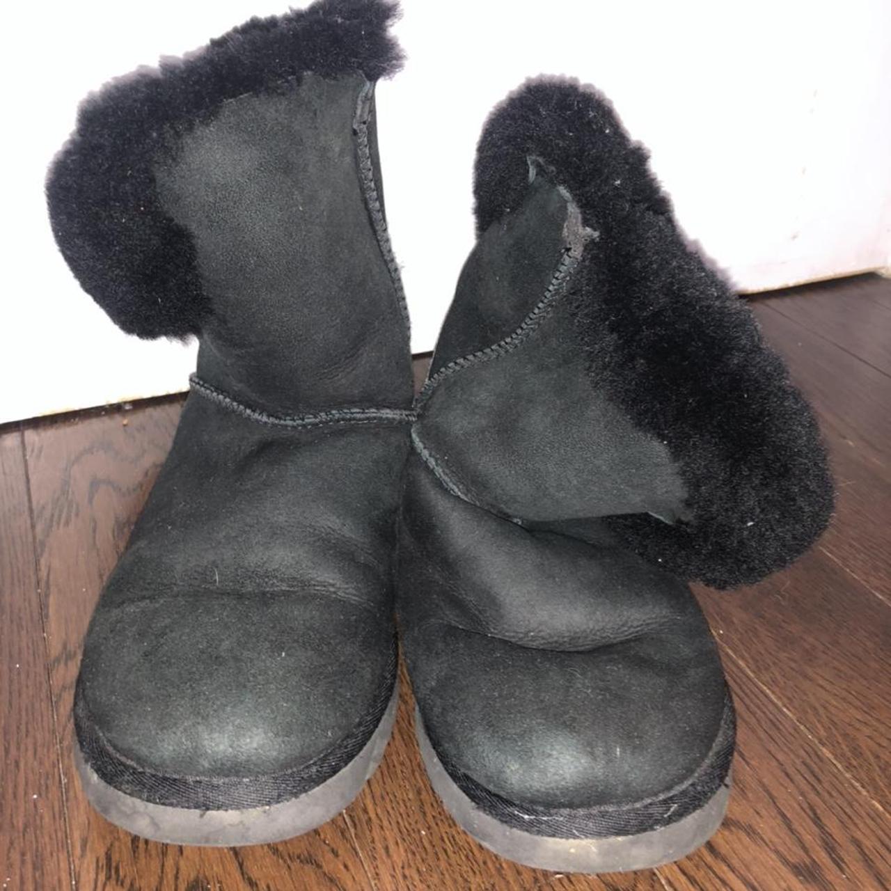black bailey button ii boots. a little wear, but... - Depop