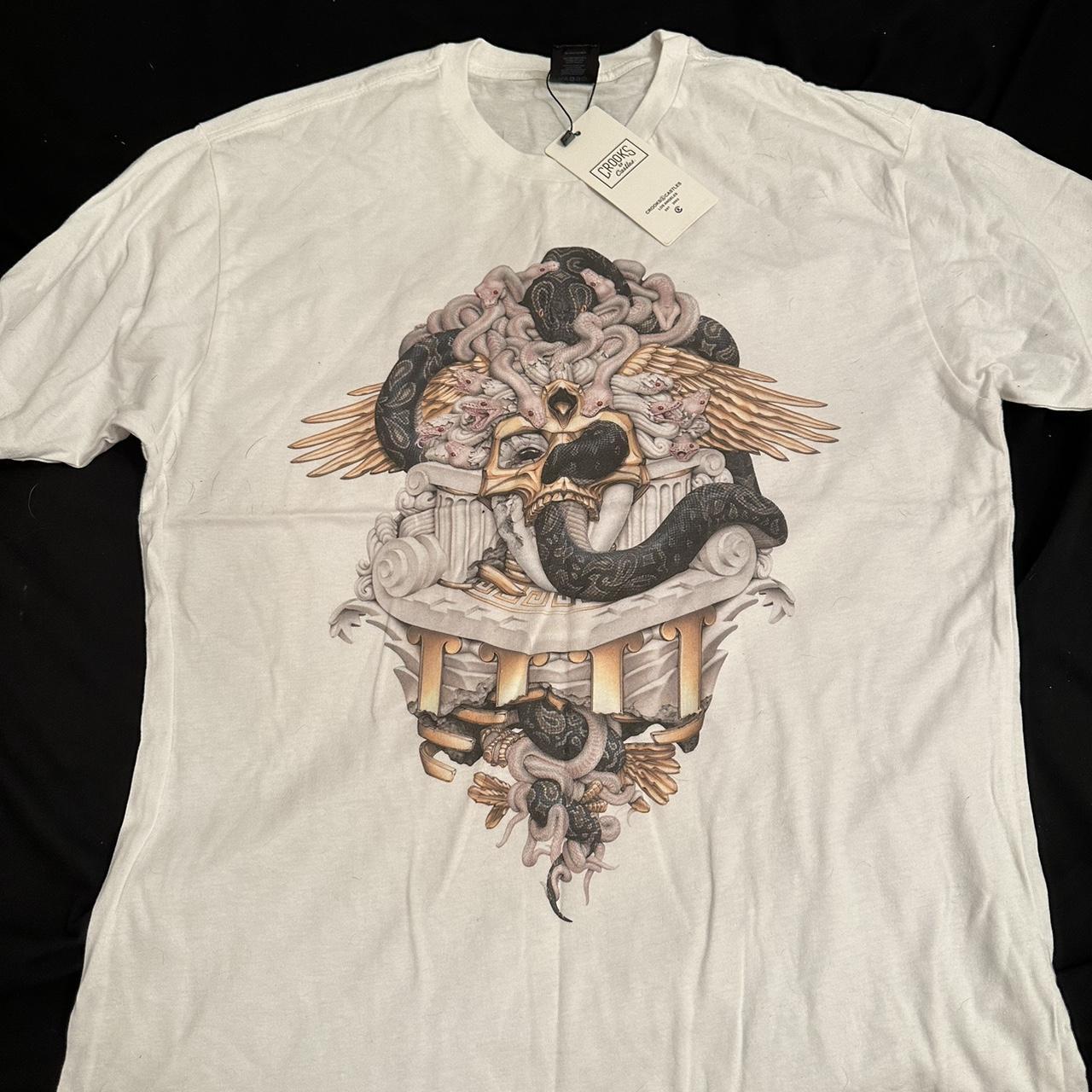 Crooks and castles brand new Medusa x JBO t... - Depop