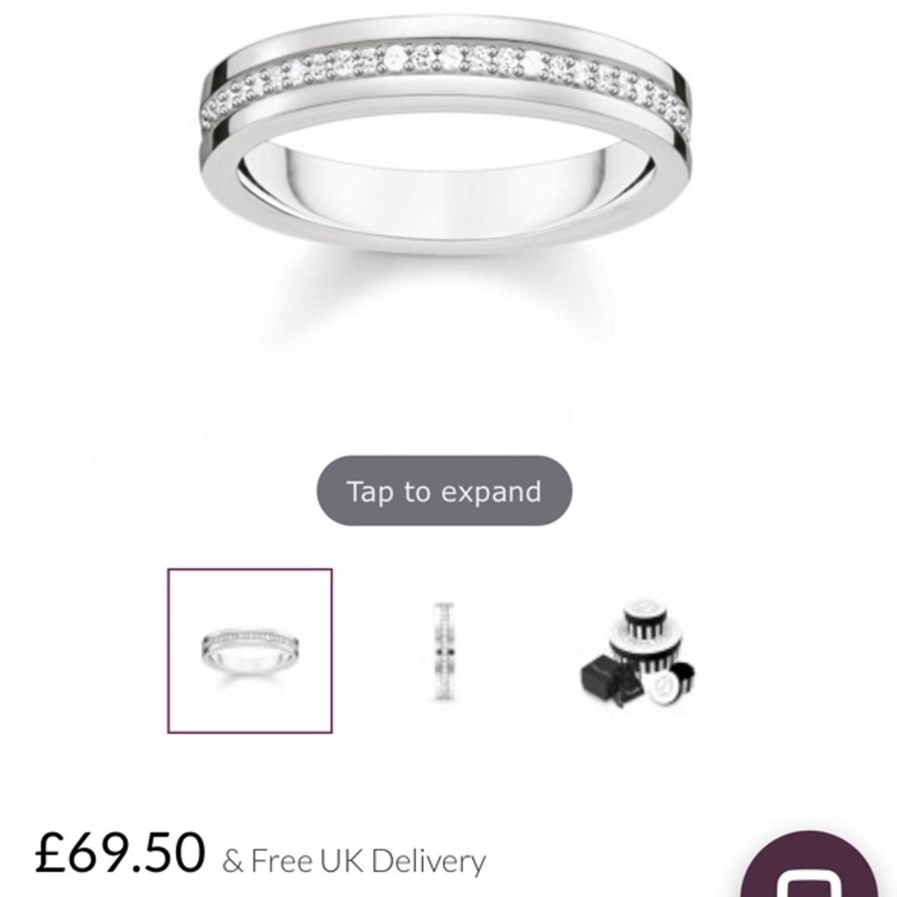 Thomas Sabo ring. Size 52 - Depop