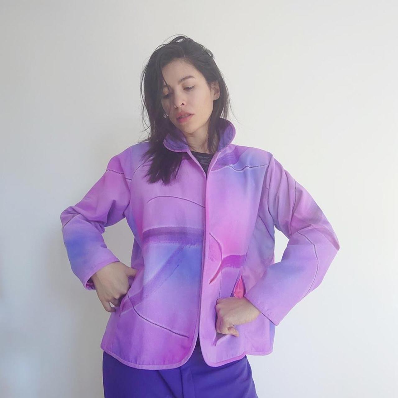Purple & Pinky vintage jacket Lovely vintage (most... - Depop