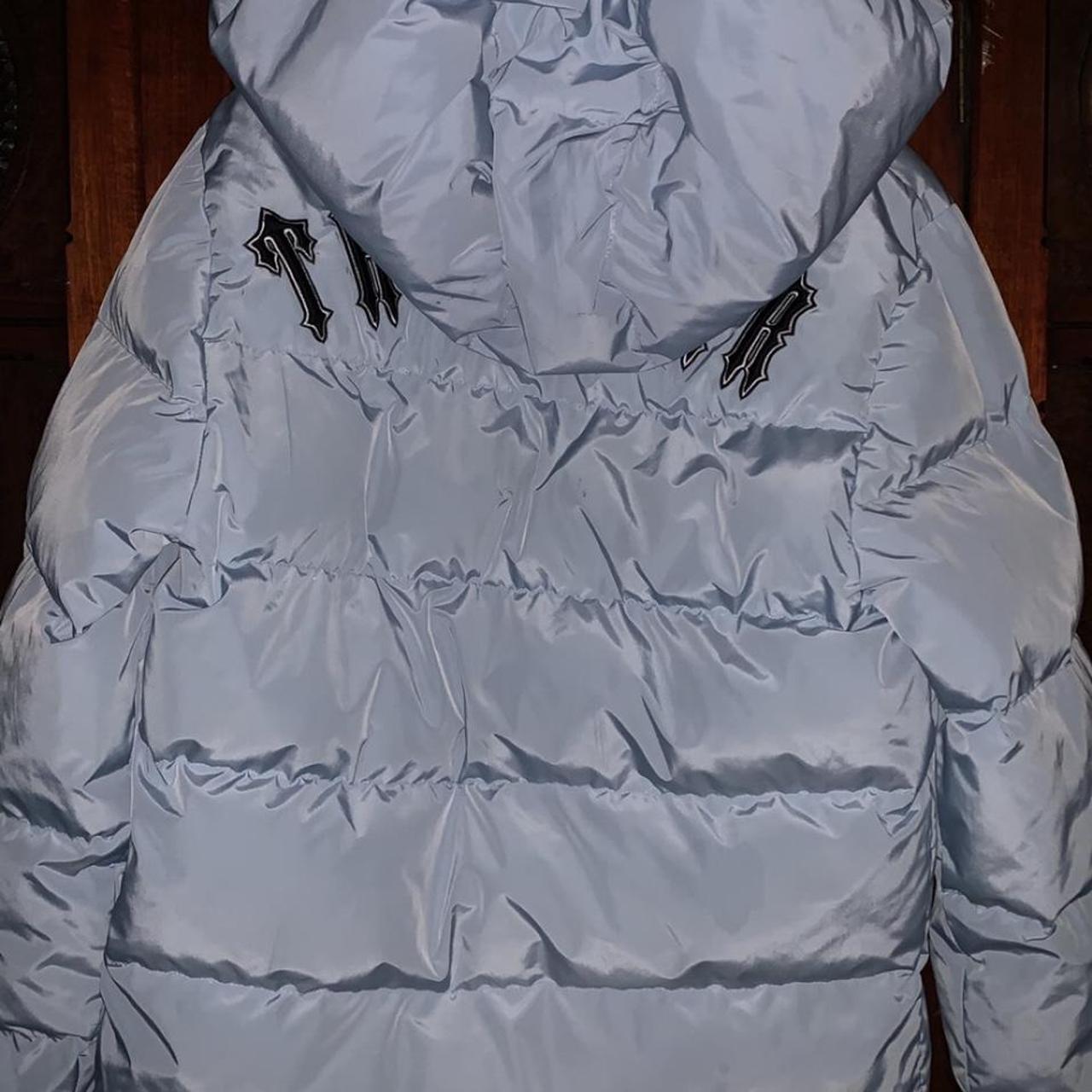 TRAPSTAR LONDON MENS BABY BLUE JACKET WORN HANDFULL... - Depop