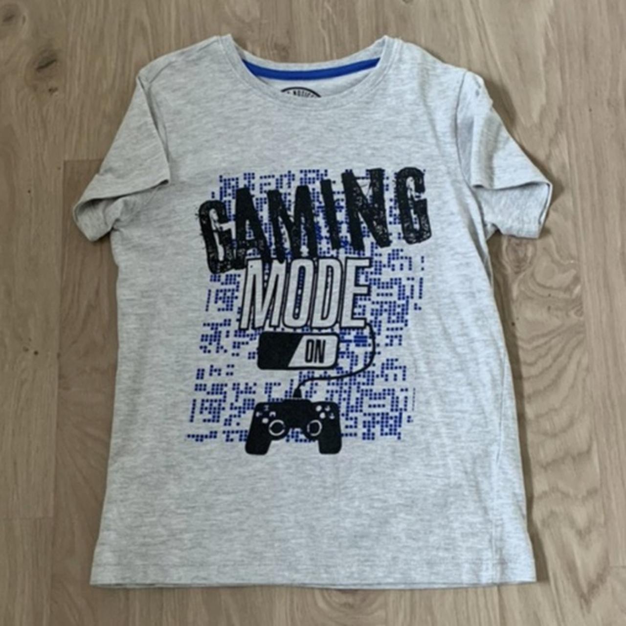 Primark kids boy’s grey gaming mode tshirt Xbox /... - Depop