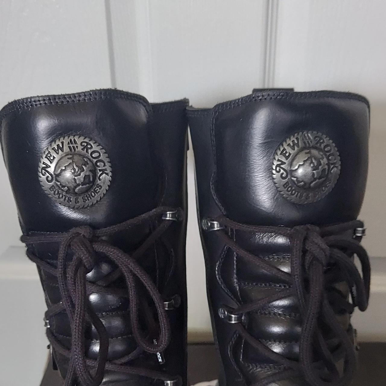 New Rock Neptuno Boots Sz 39W or 8W Made in Spain,... - Depop