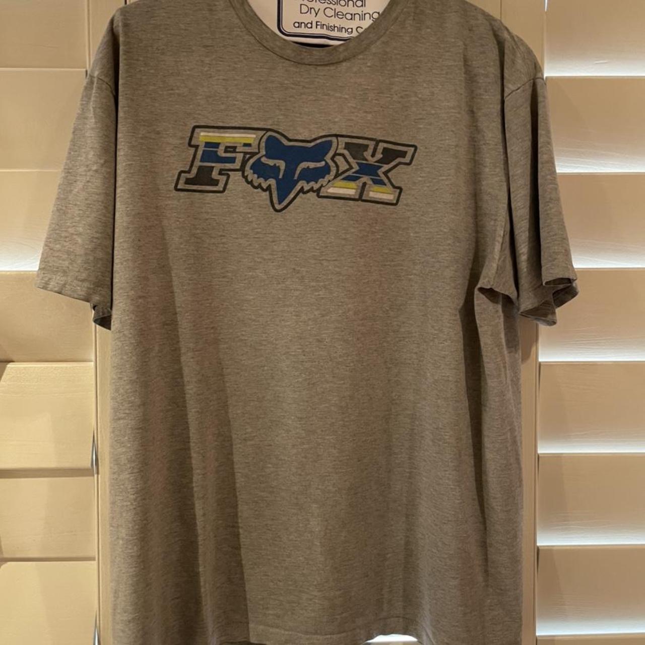 Vintage Fox Racing Shirt - Depop
