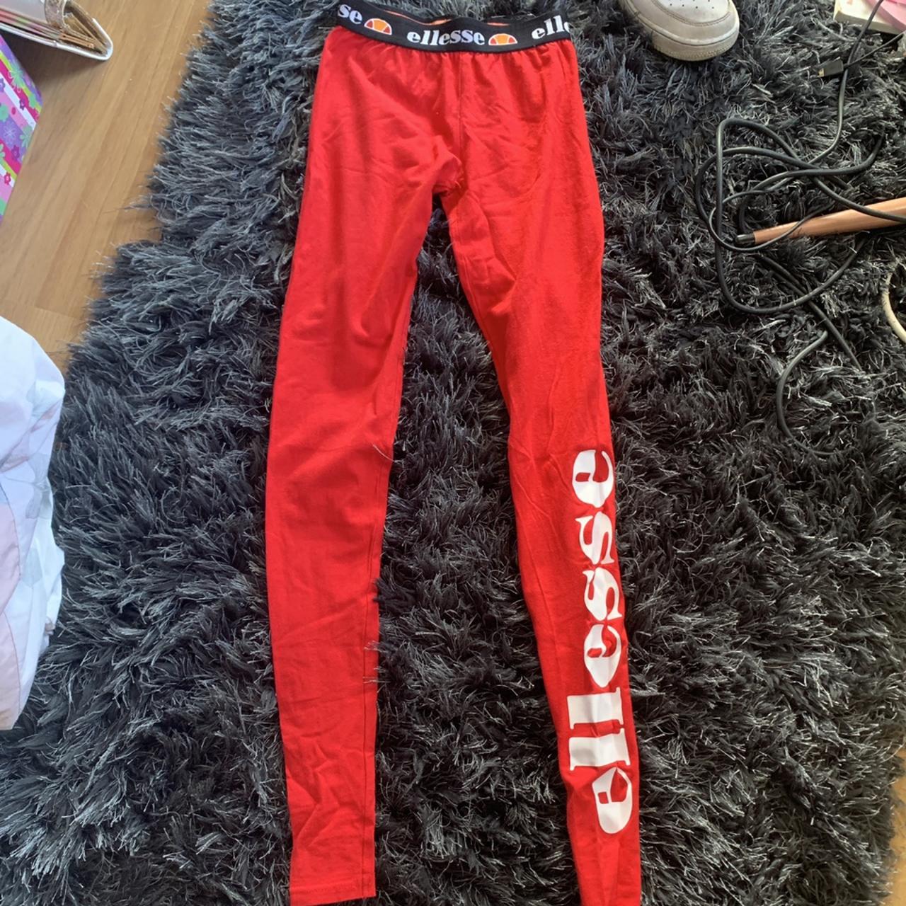 Girls size 4 red Ellesse leggings new x - Depop