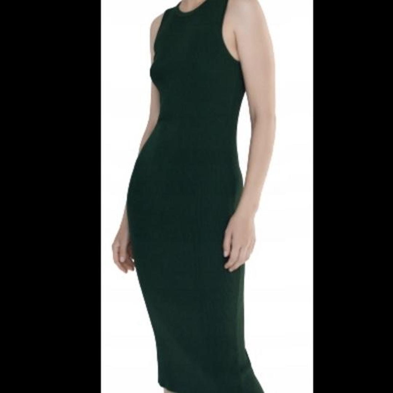 ZARA Green sleeveless ribbed maxi dress SOLD... - Depop