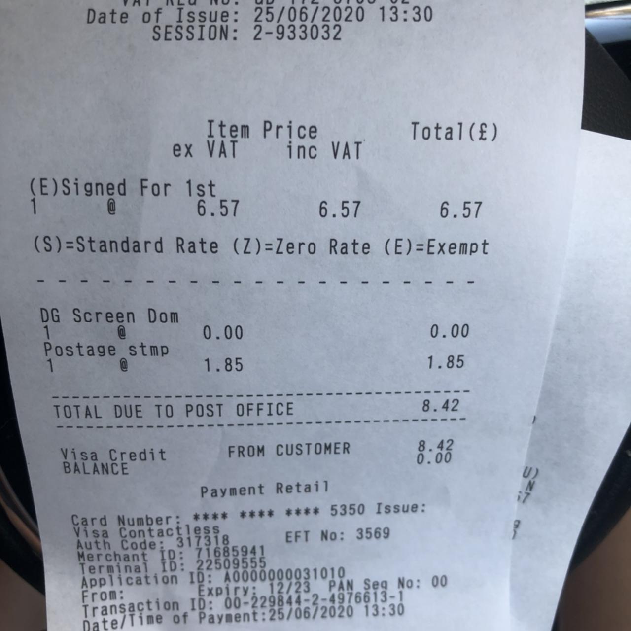 Receipt of Nike Air Force black suede high tops - Depop