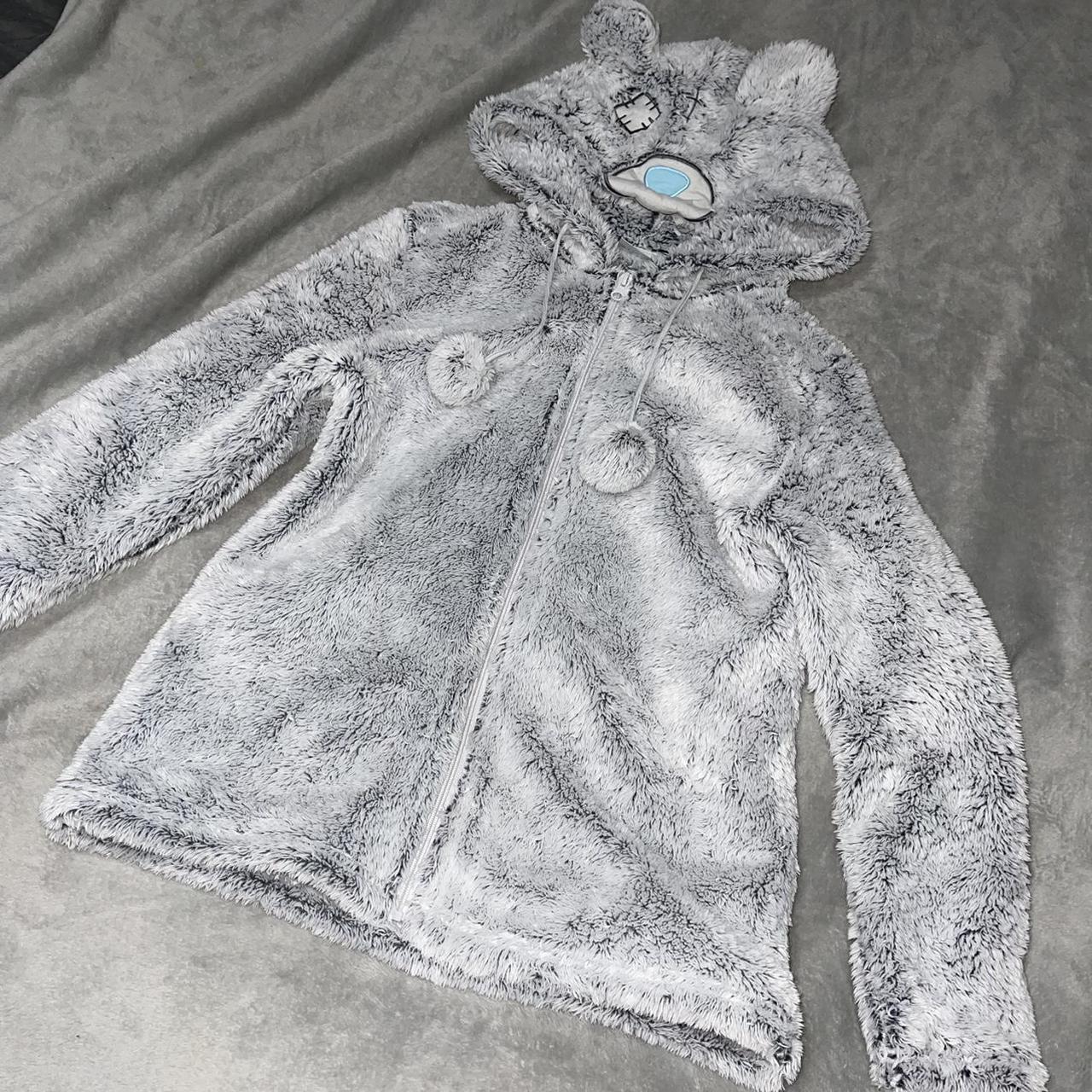 Tatty teddy zip up fur fluffy jacket dressing gown... - Depop