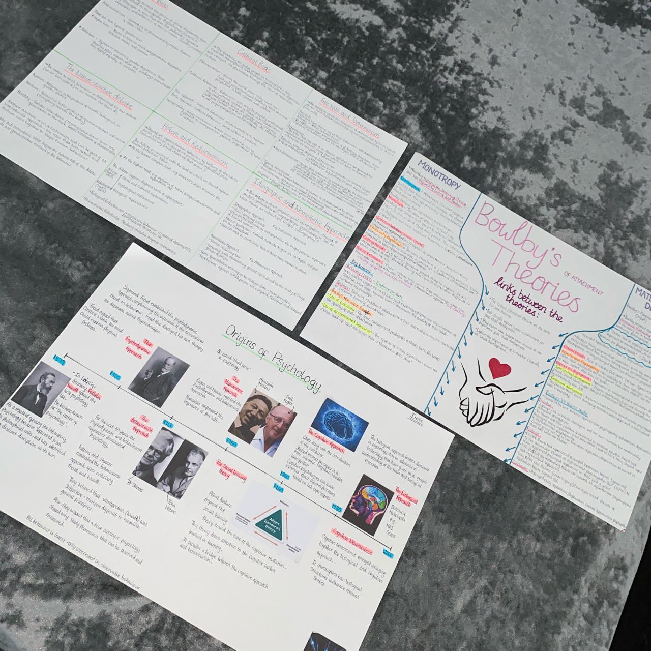 AQA A level psychology revision posters • Issues and... - Depop