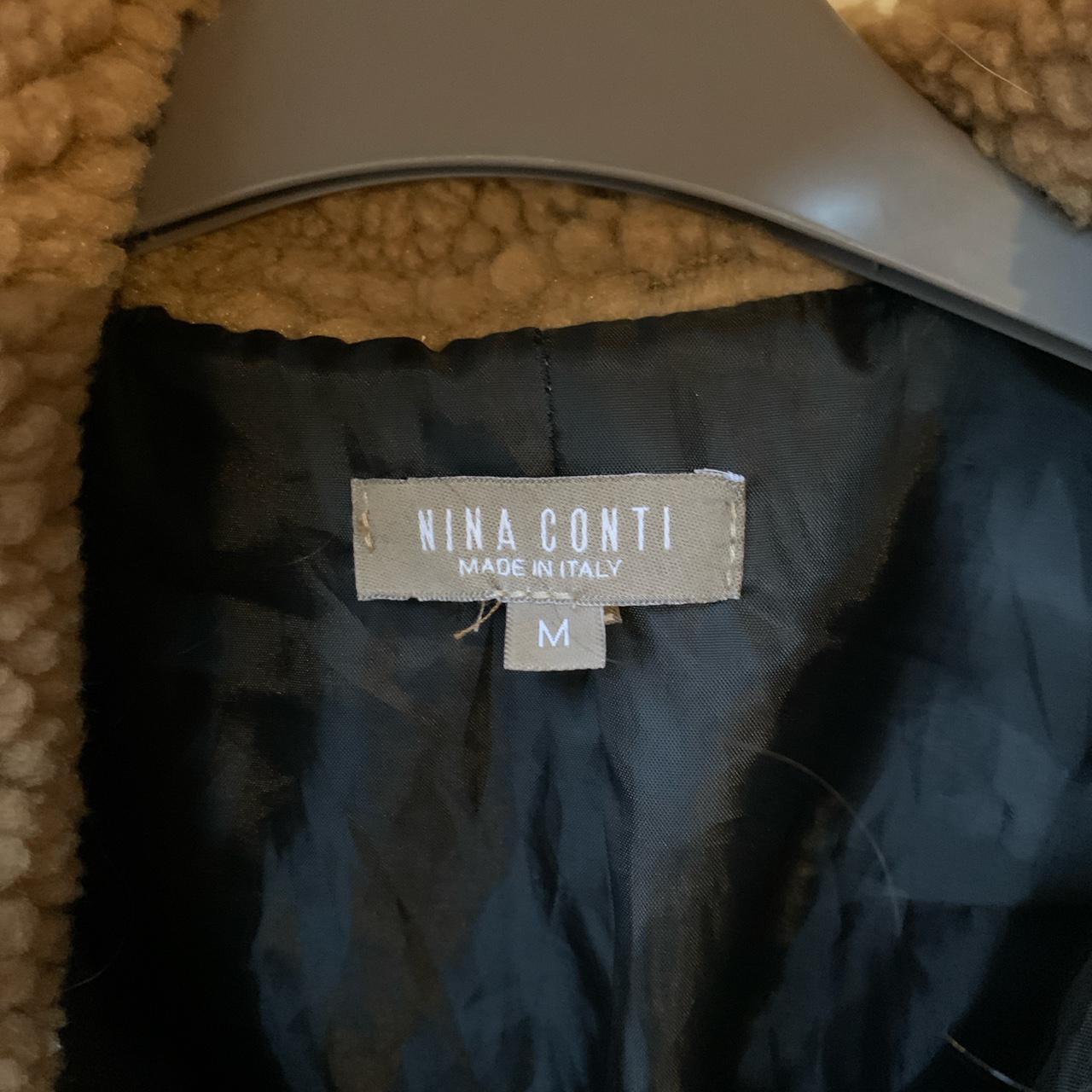 light brown / sandy / tan fluffy coat by nina conti.... - Depop