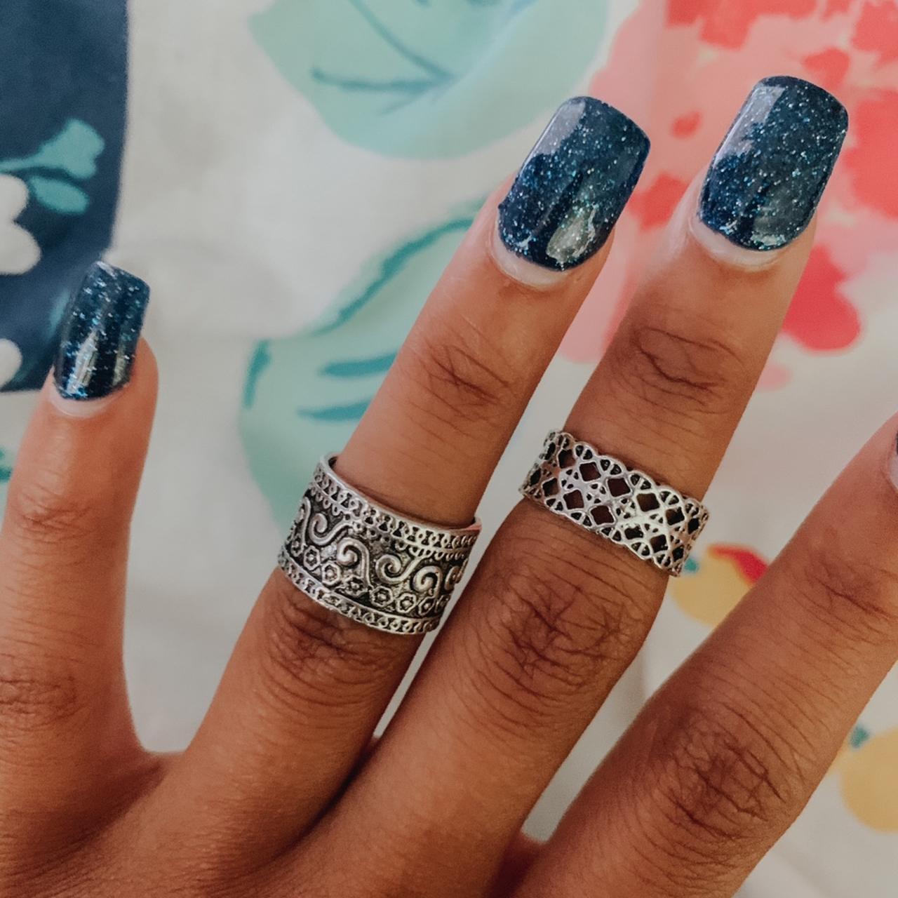 Boho rings bought from SHEIN. I have fat fingers so... - Depop