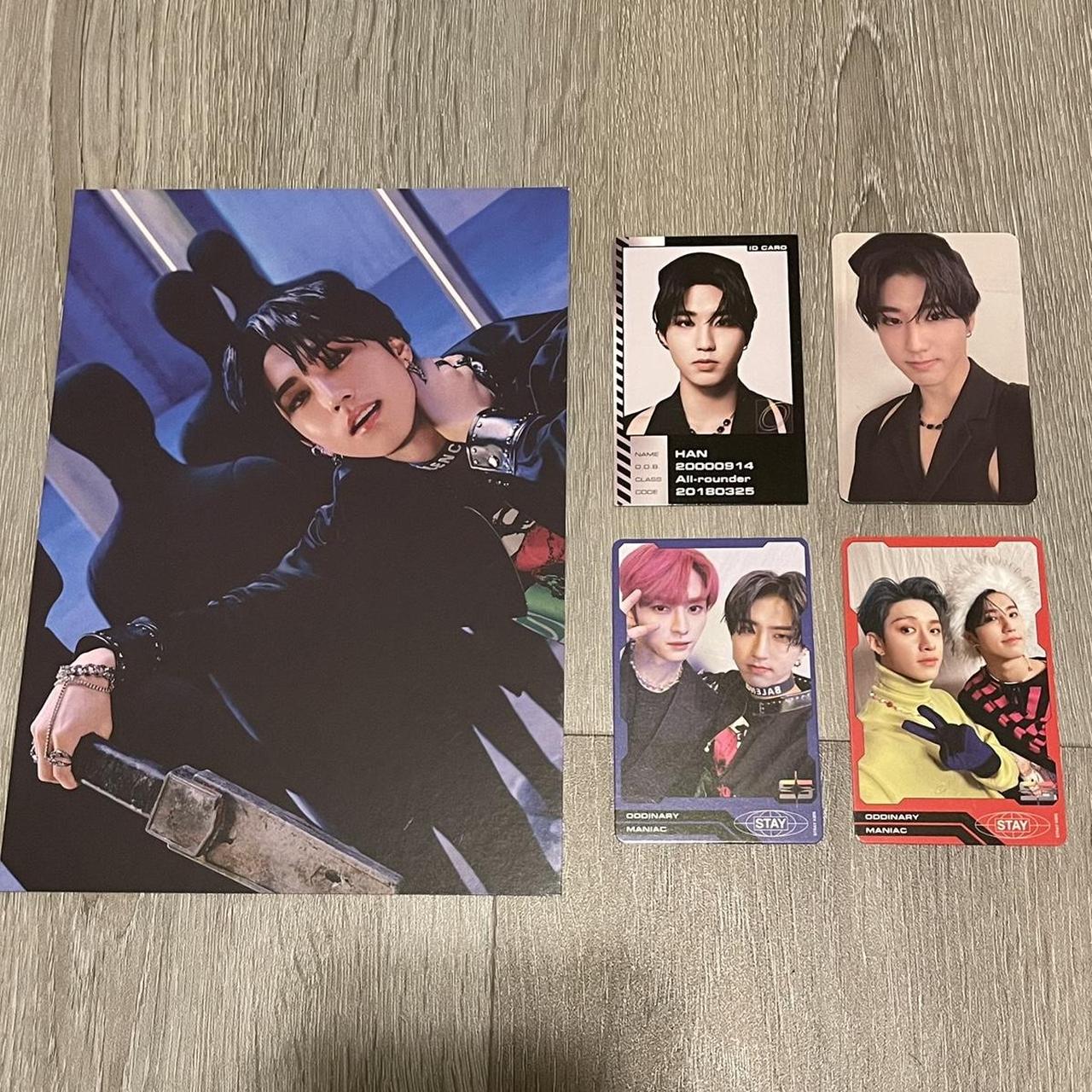 OFFICIAL stray kids jisung/han ODDINARY photocard &... - Depop