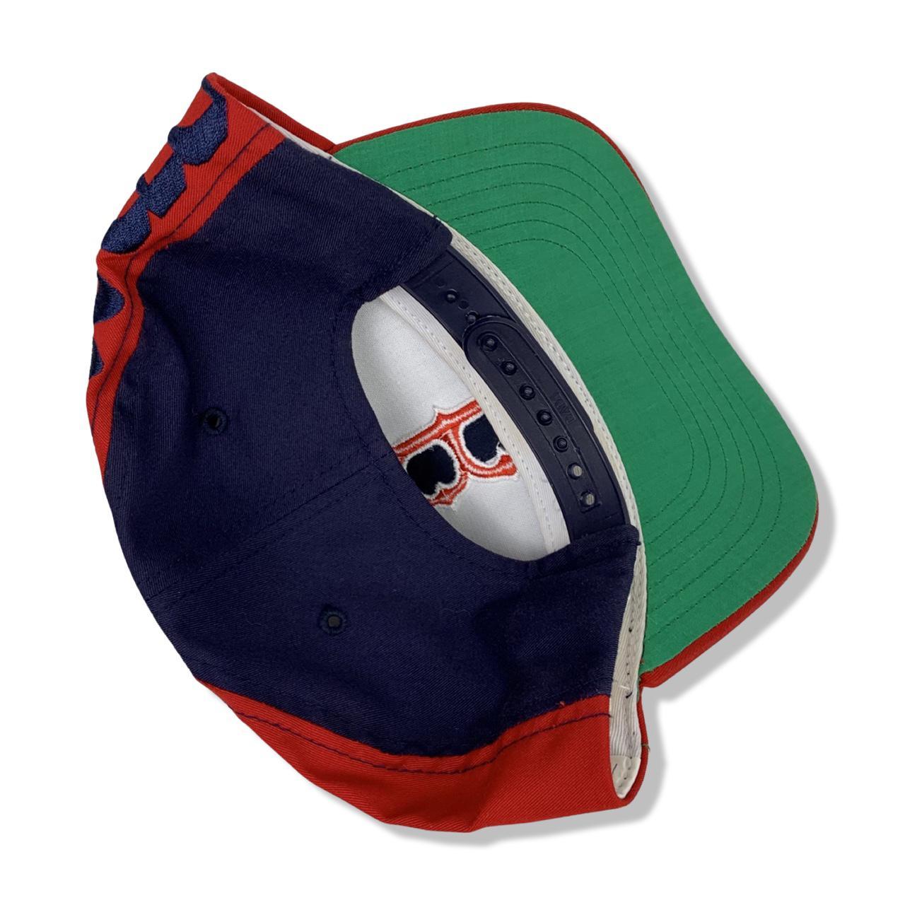 Boston Red Sox Snapback VTG 90s MLB Annco Hat Block... - Depop