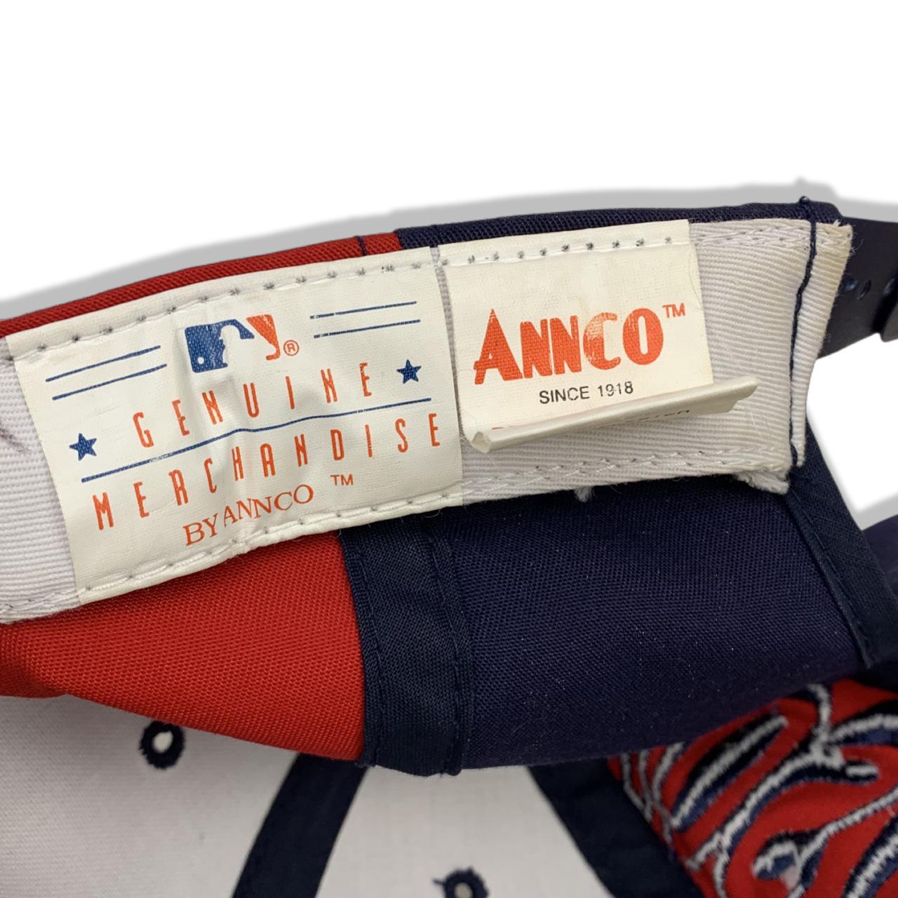 Boston Red Sox Snapback VTG 90s MLB Annco Hat Block... - Depop