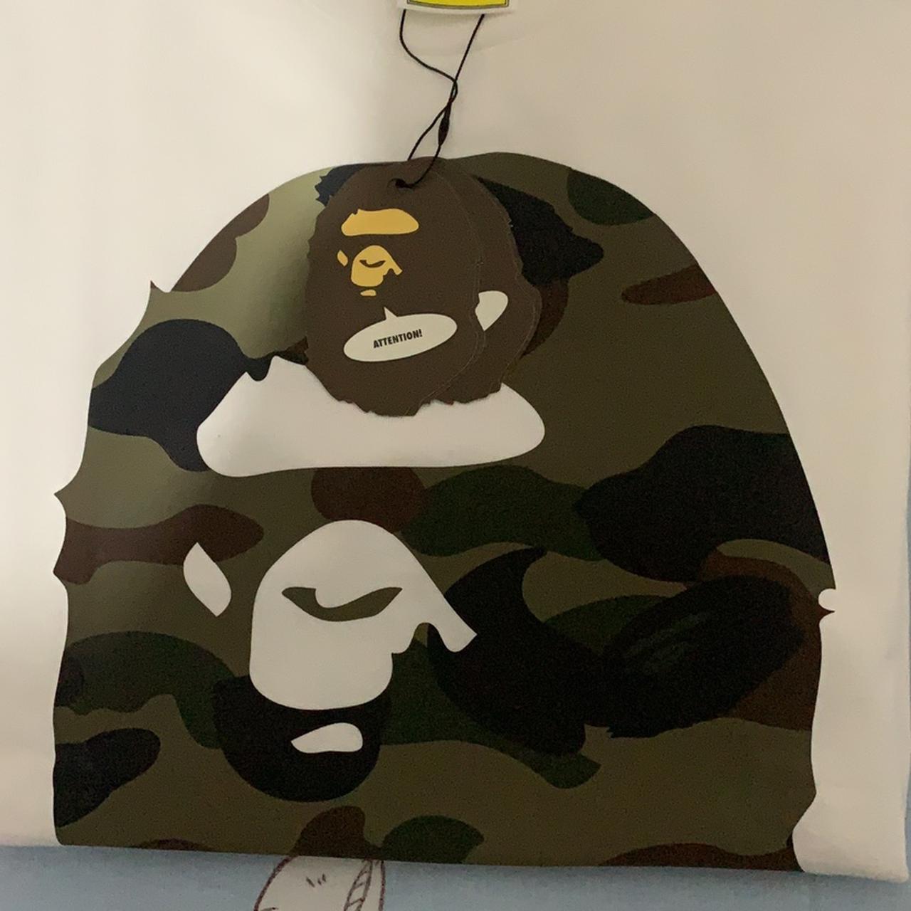 Maglietta bape reflective indossatta 2 volte Faccio... - Depop