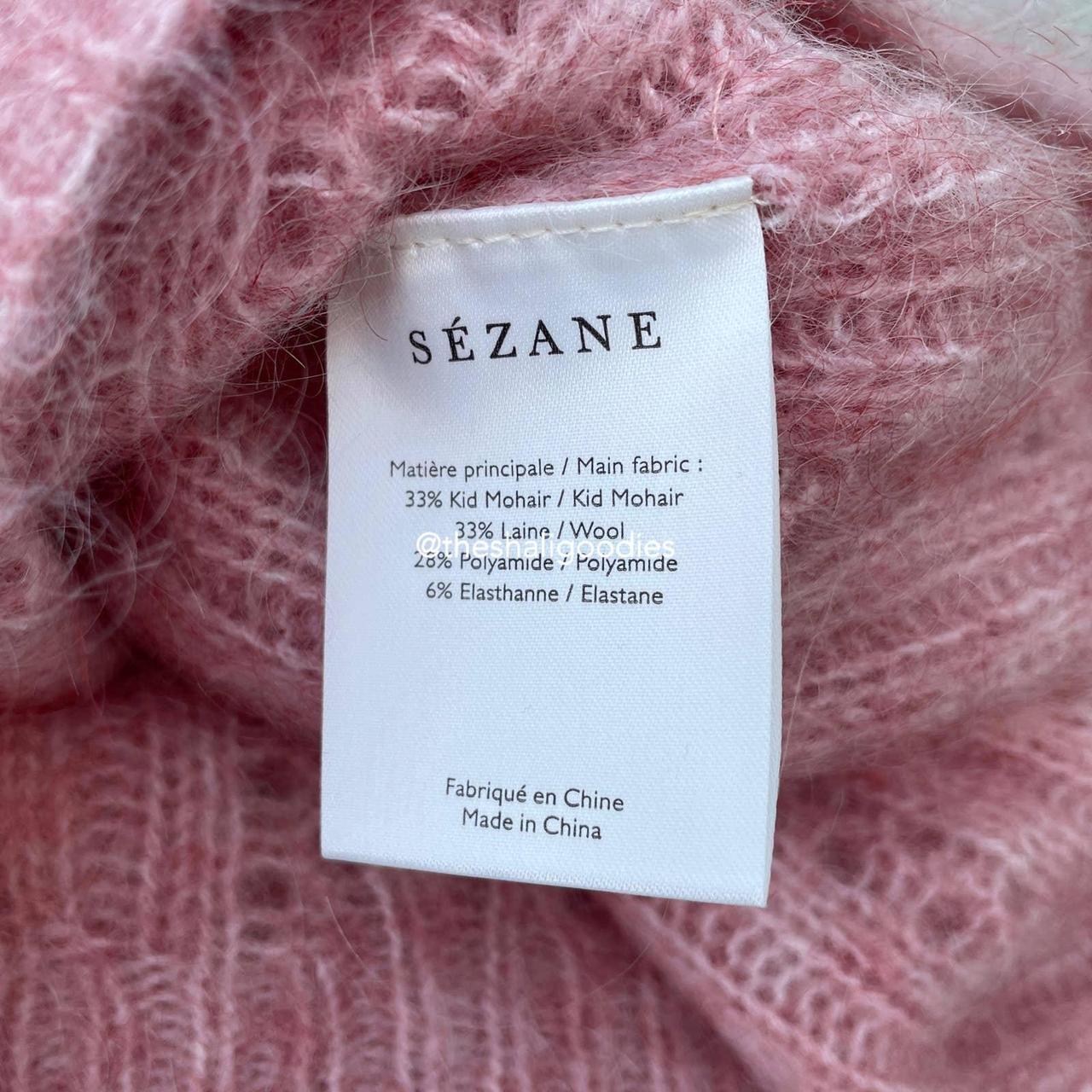 SEZANE Rosa Jumper 100% Real Preowned item - in... - Depop