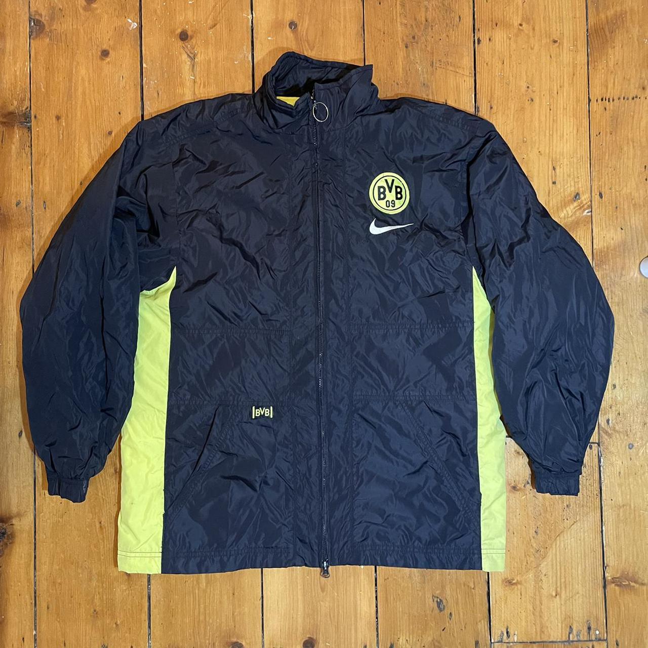 Borussia dortmund vintage nike jacket/coat Rare... - Depop