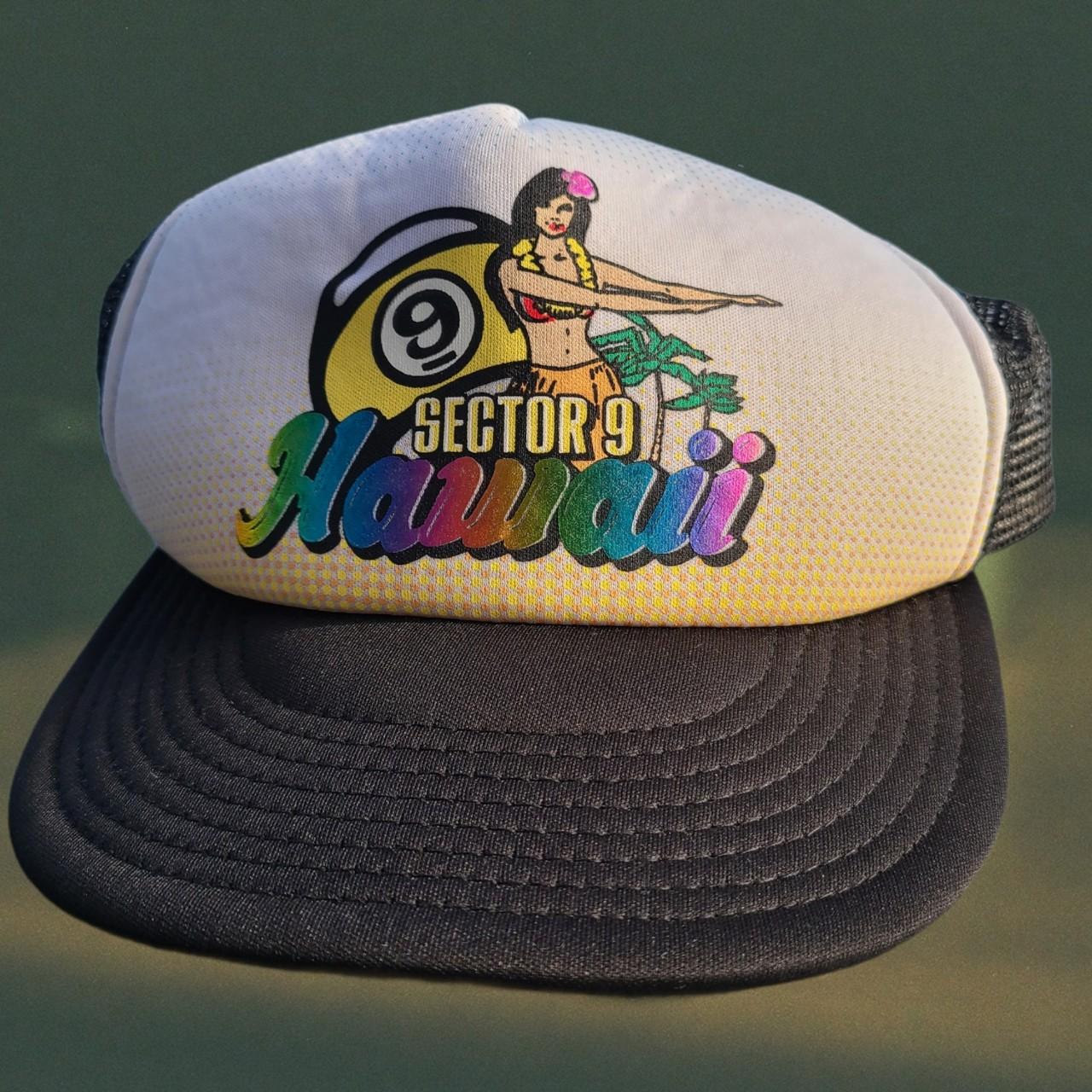 Sector 9 Hawaii Trucker hat No flaws Preowned... - Depop