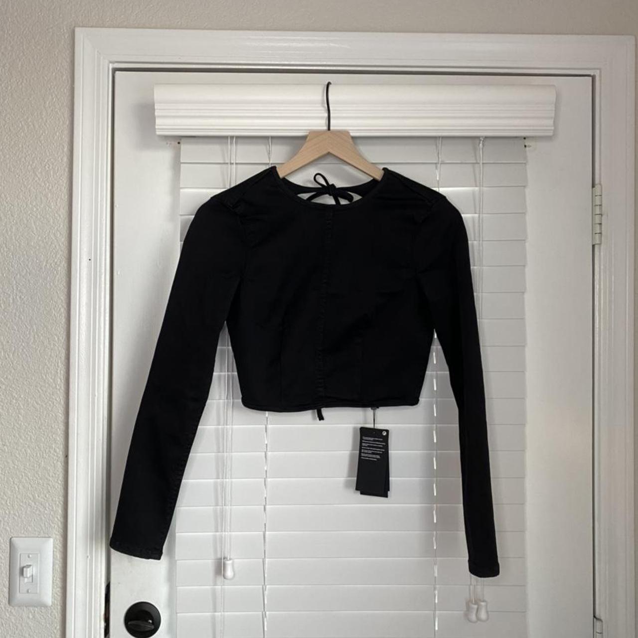 Weekday (Cheap Monday sister brand) open back crop... - Depop