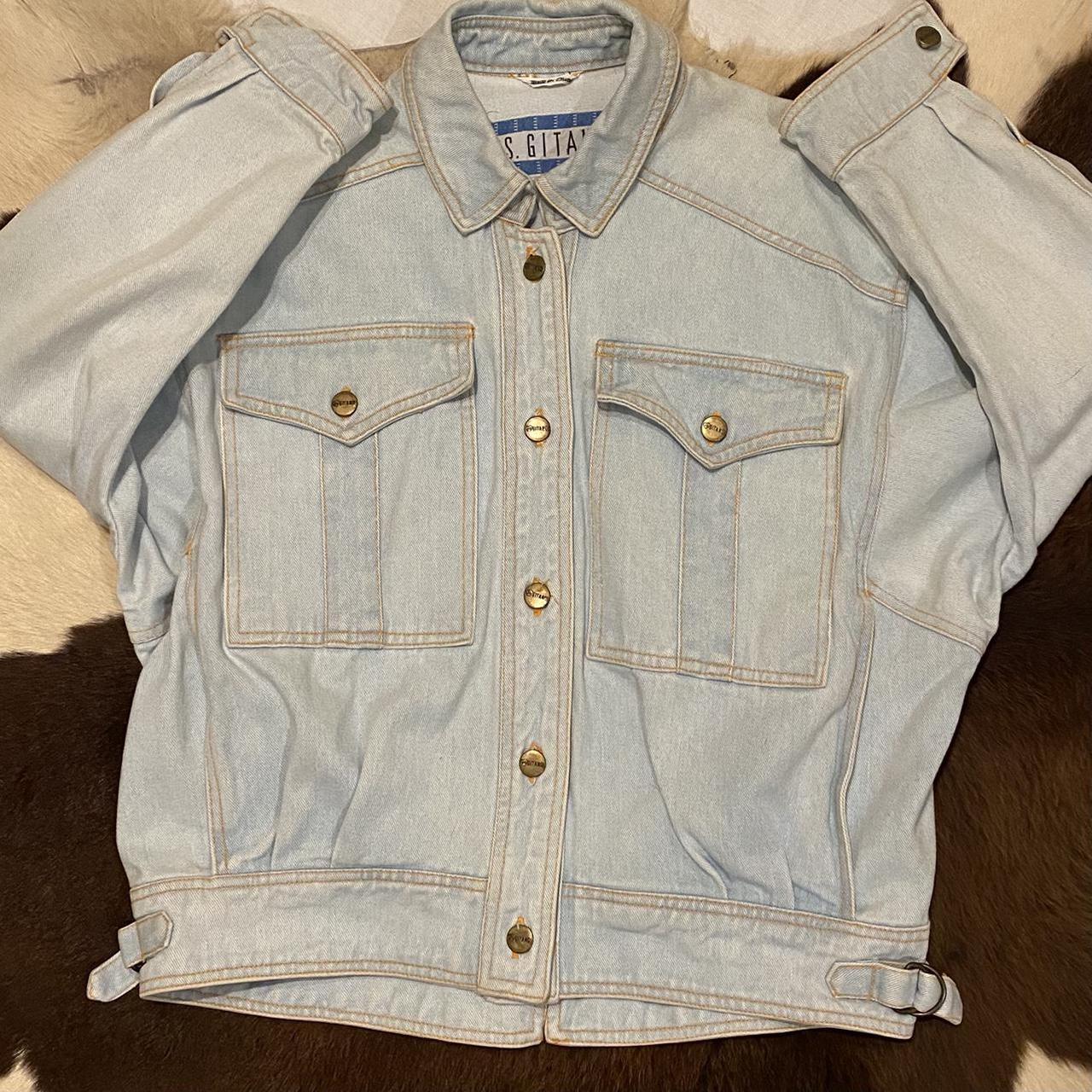 Vintage Gitano light-wash, denim jacket. Worn once,... - Depop
