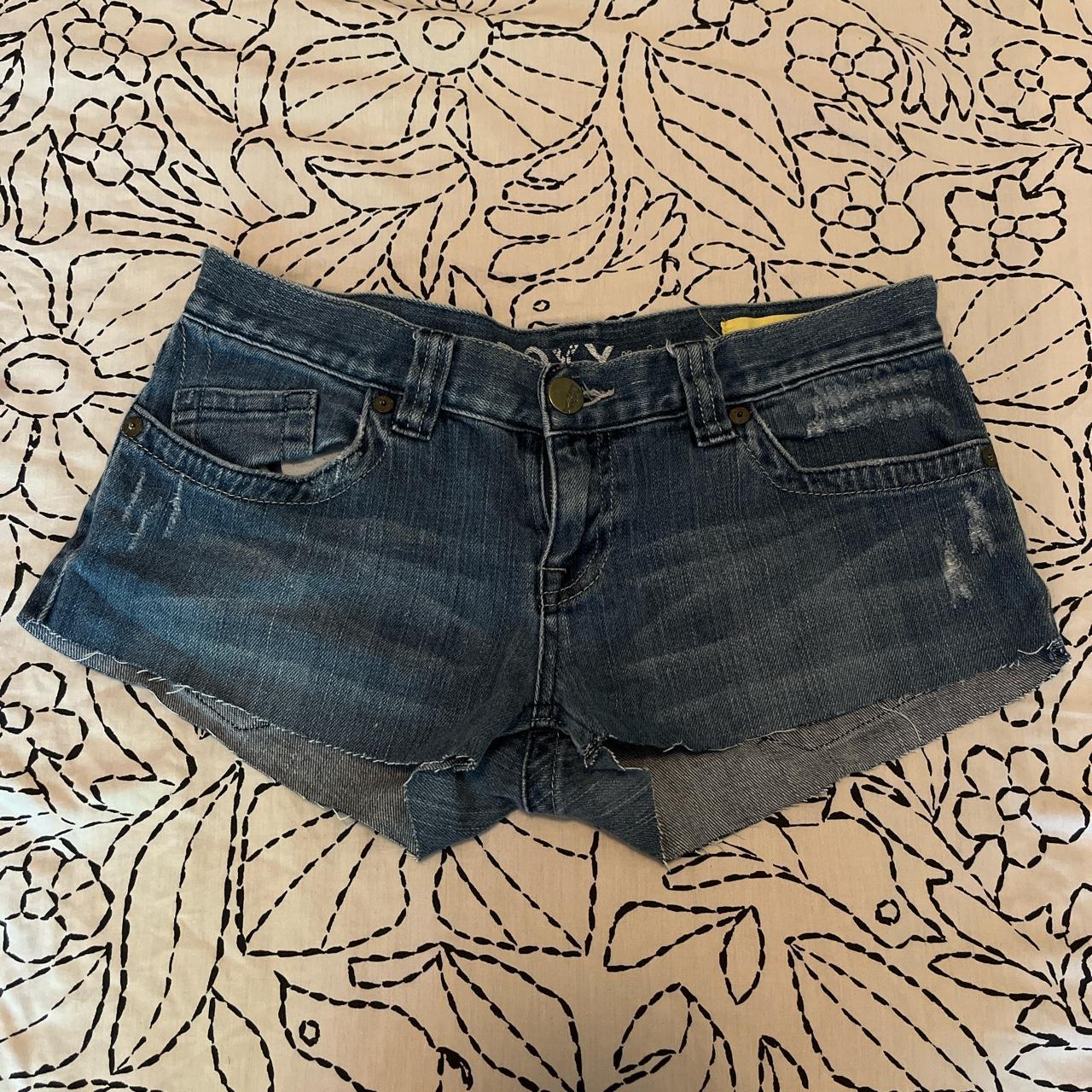 Roxy Womens Blue Shorts Depop