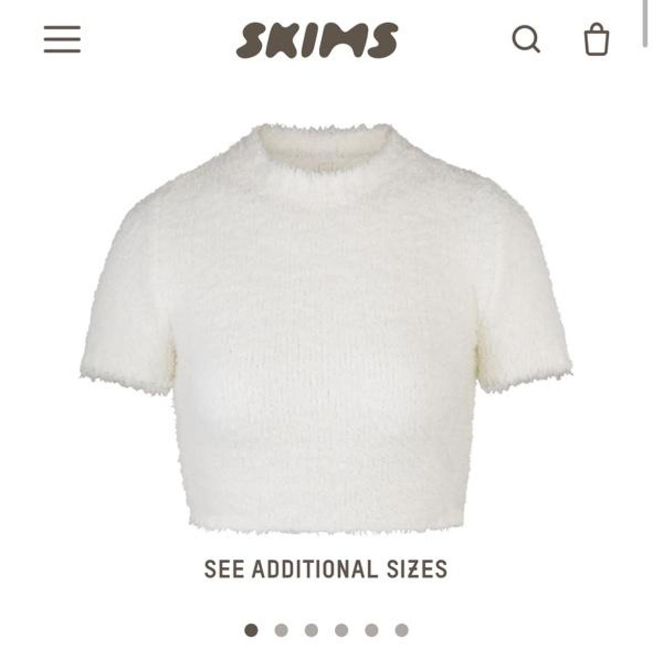 Skims Cozy Knit Set only worn once, in perfect... - Depop