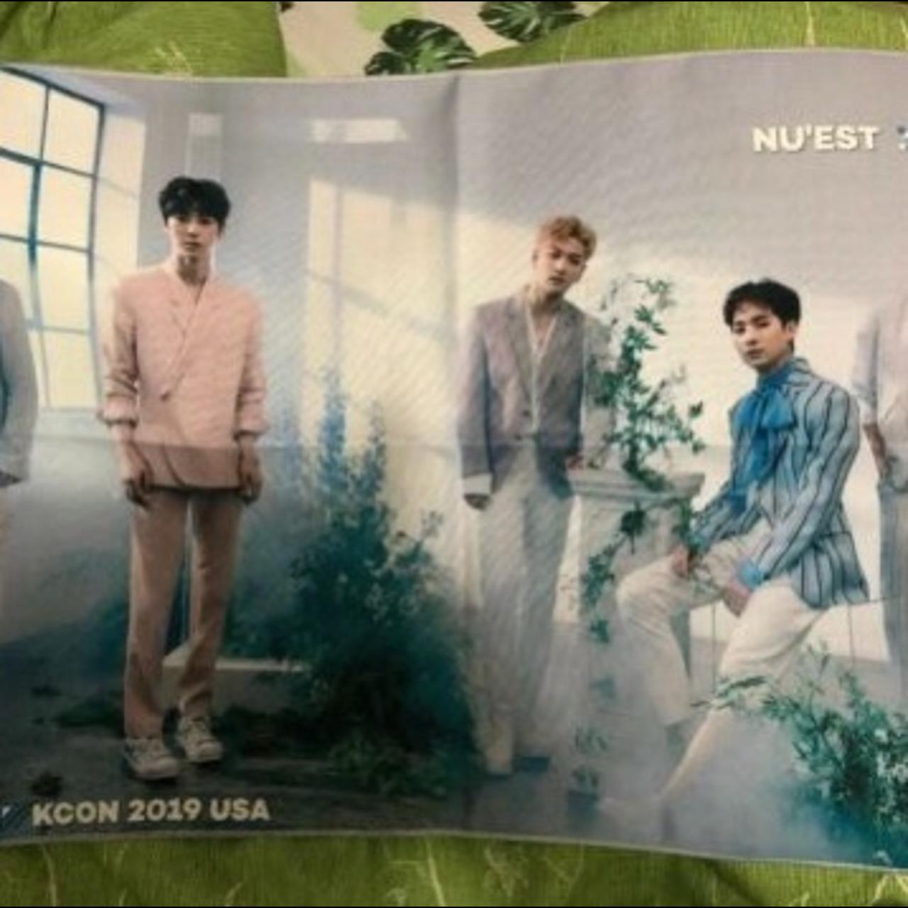Brand new KCON 2019 USA NU’EST Slogan Towel Only... - Depop