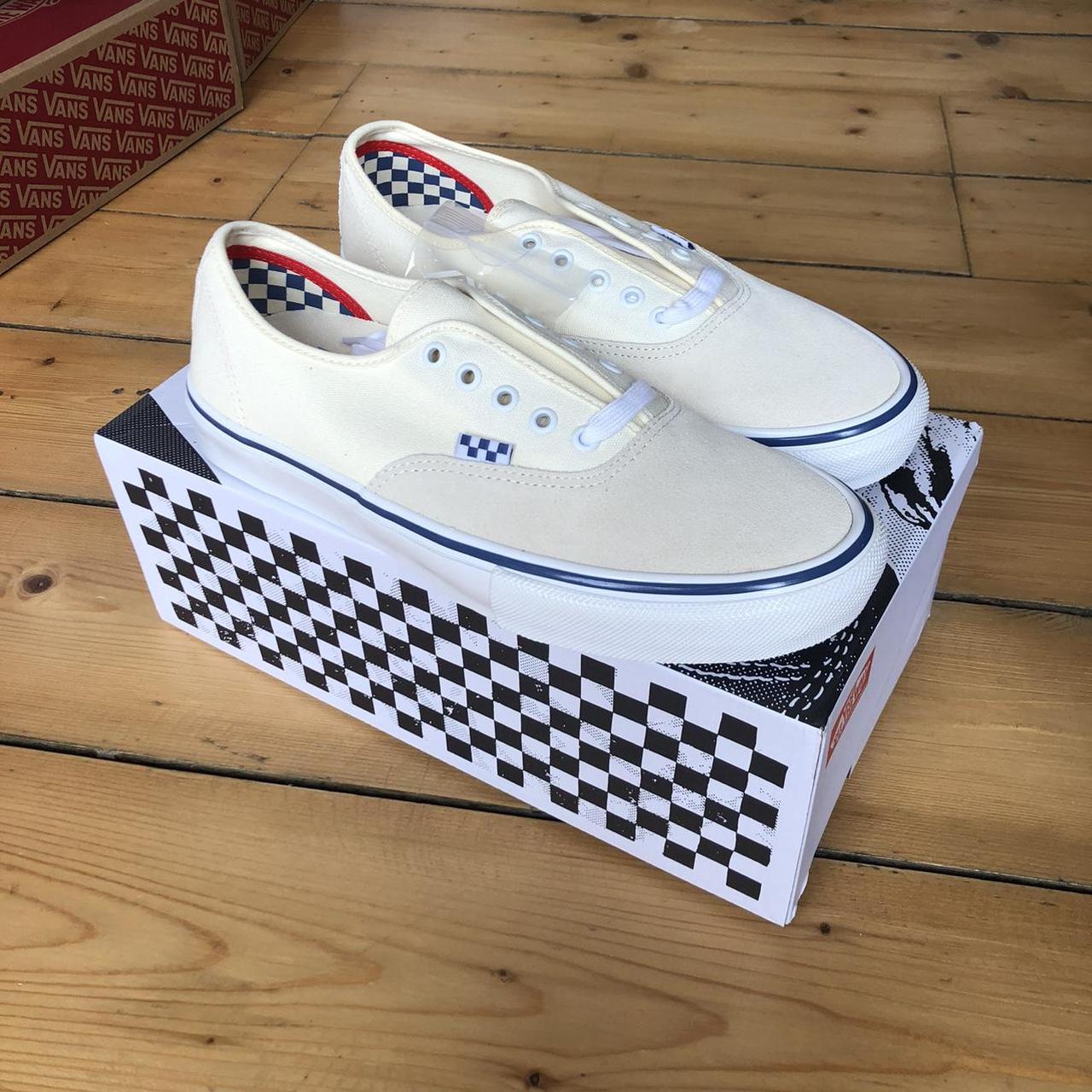 Vans authentic pro brand new with tags white uk 9 - Depop