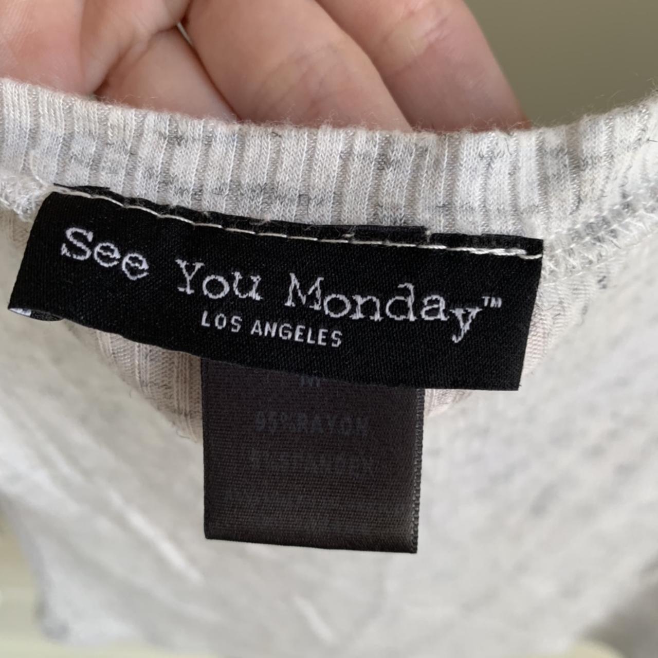 See You Monday Women's Crop-top | Depop