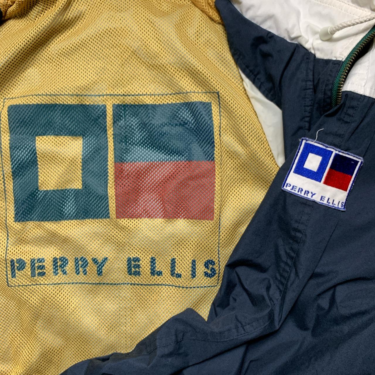 Perry Ellis Jacket sz. M Pit to Pit: 28" Length:... - Depop