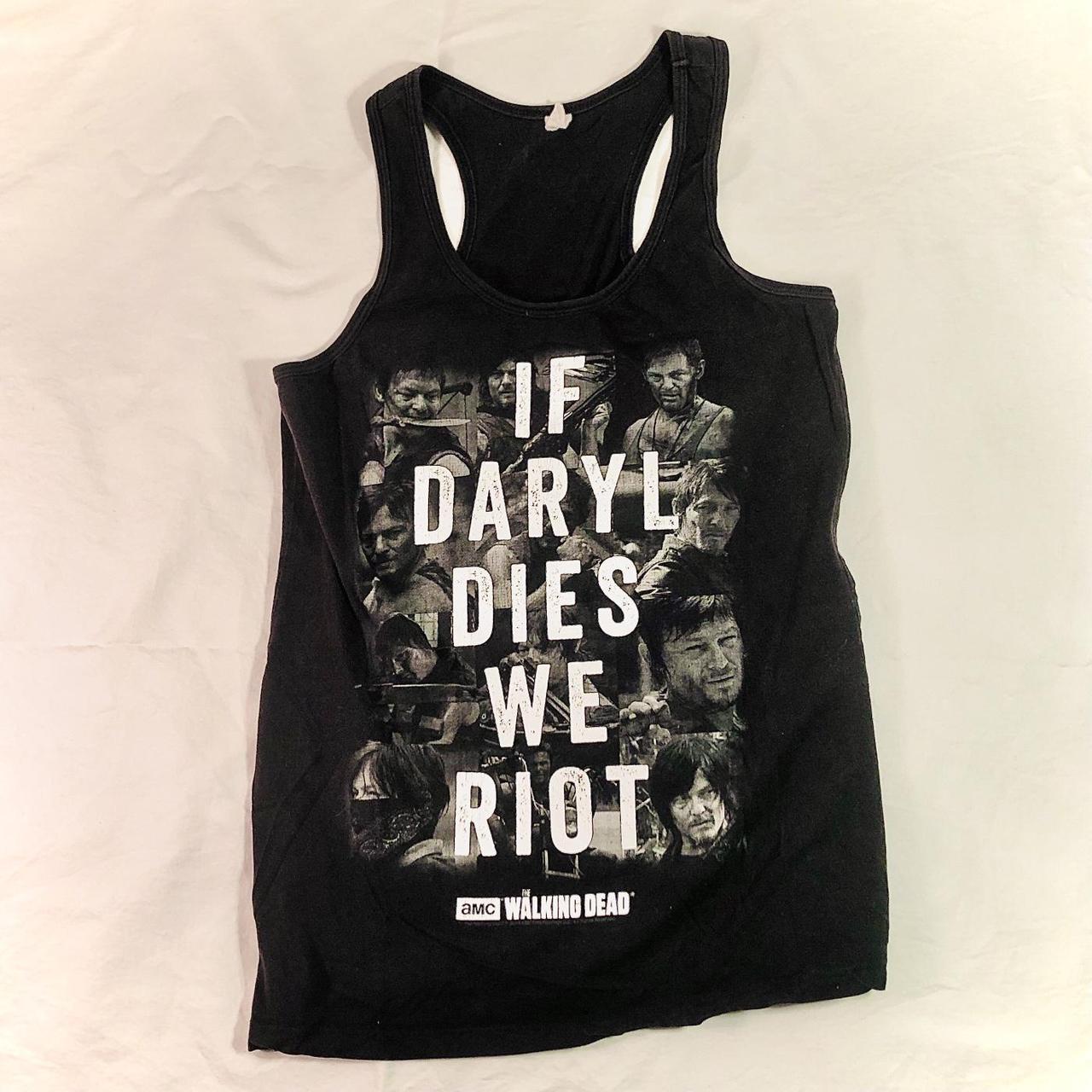 Walking Dead “IF DARYL DIES WE RIOT” Featuring... - Depop