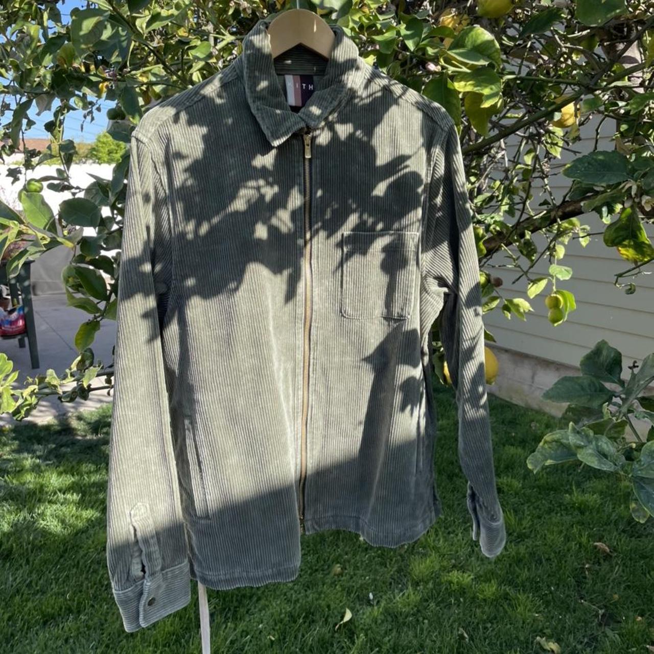 KITH Corduroy Ginza Olive Zip Up Jacket, Men’s Small... - Depop