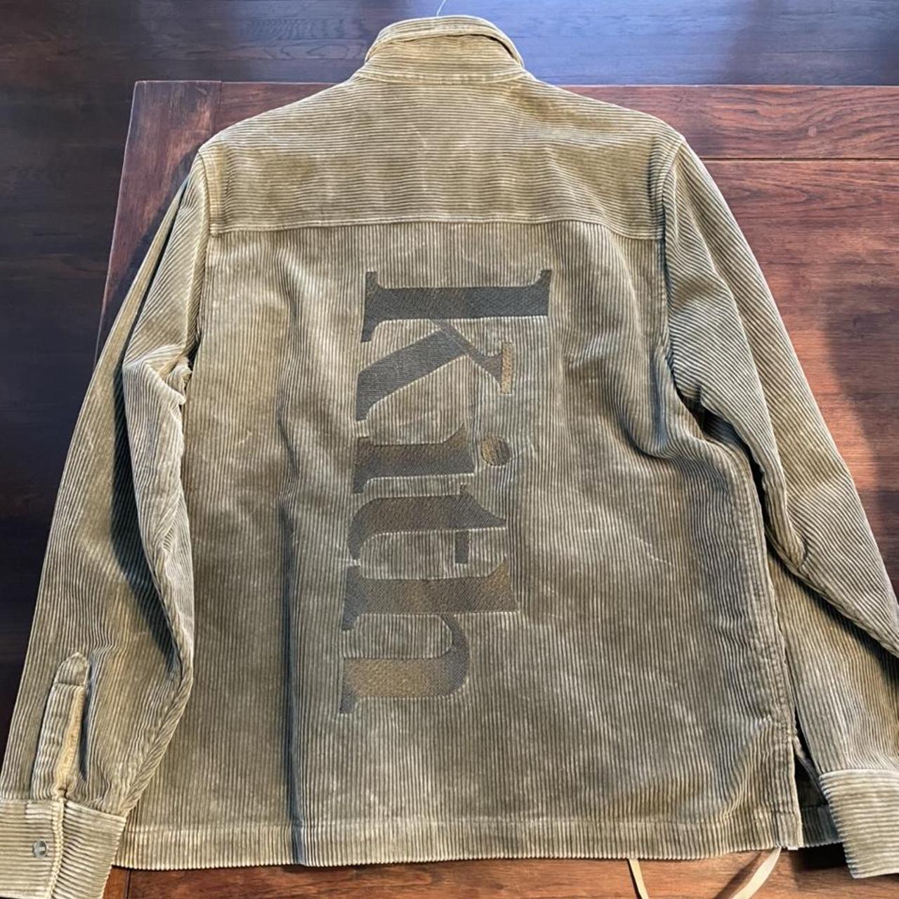 KITH Corduroy Ginza Olive Zip Up Jacket, Men’s Small... - Depop