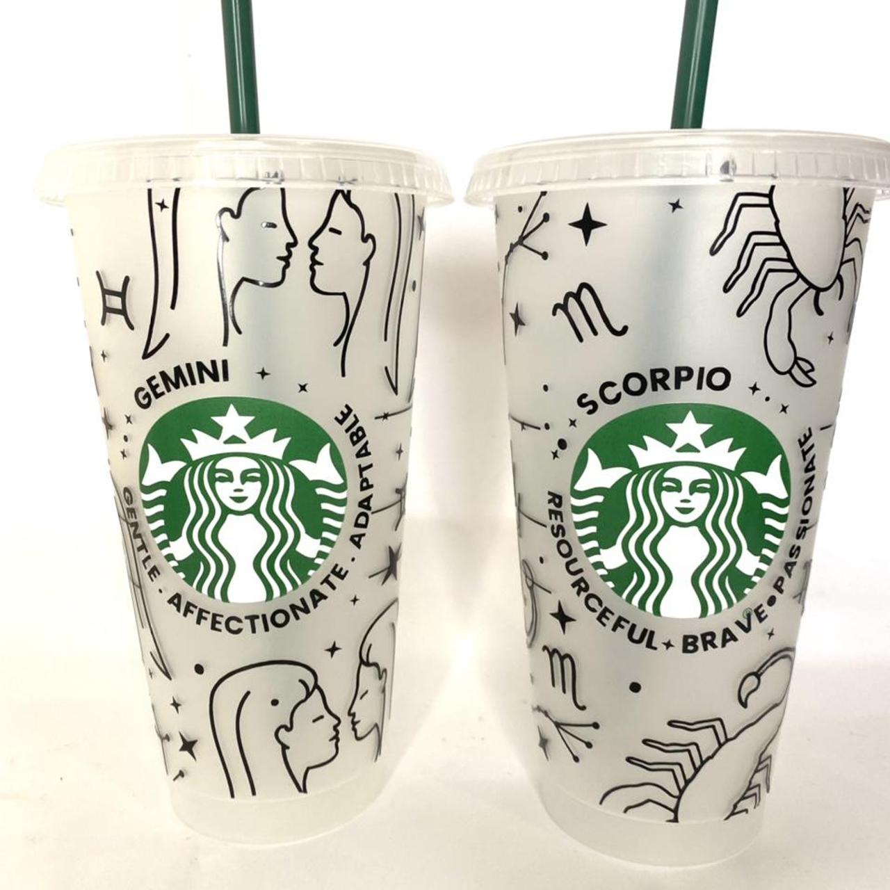 starbucks star sign cold cups 24oz perfect for a... - Depop