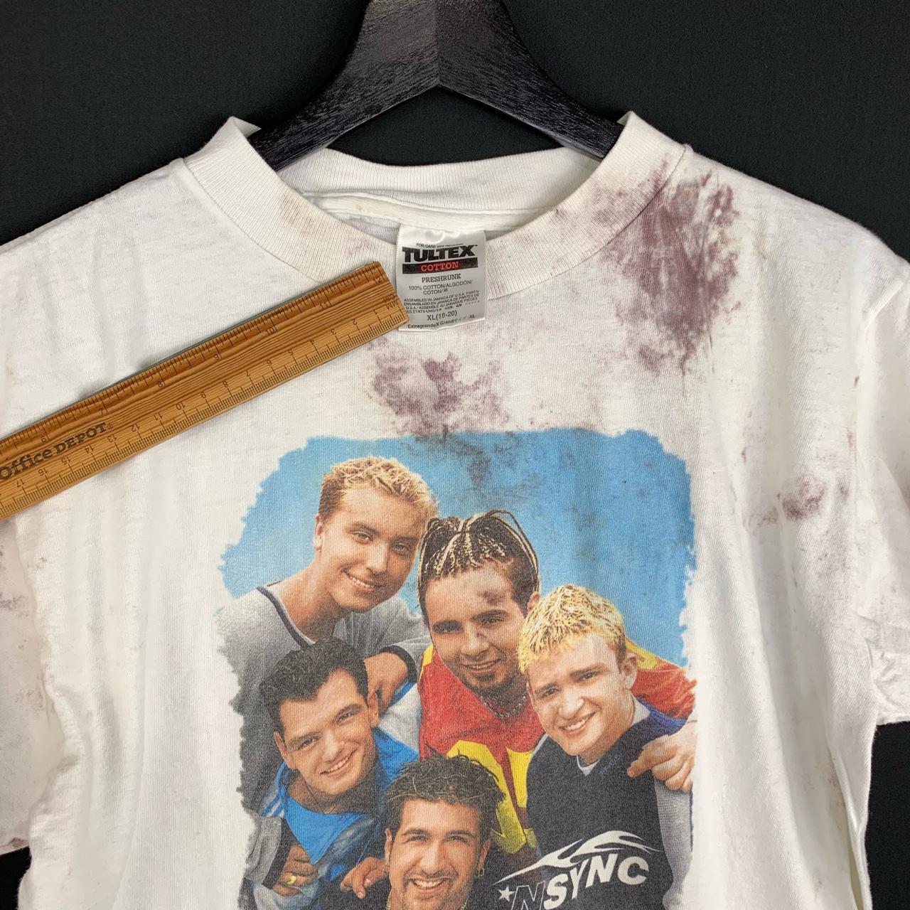 Vintage 90’s NSYNC Music Tultex Tag R&B Pop T... - Depop