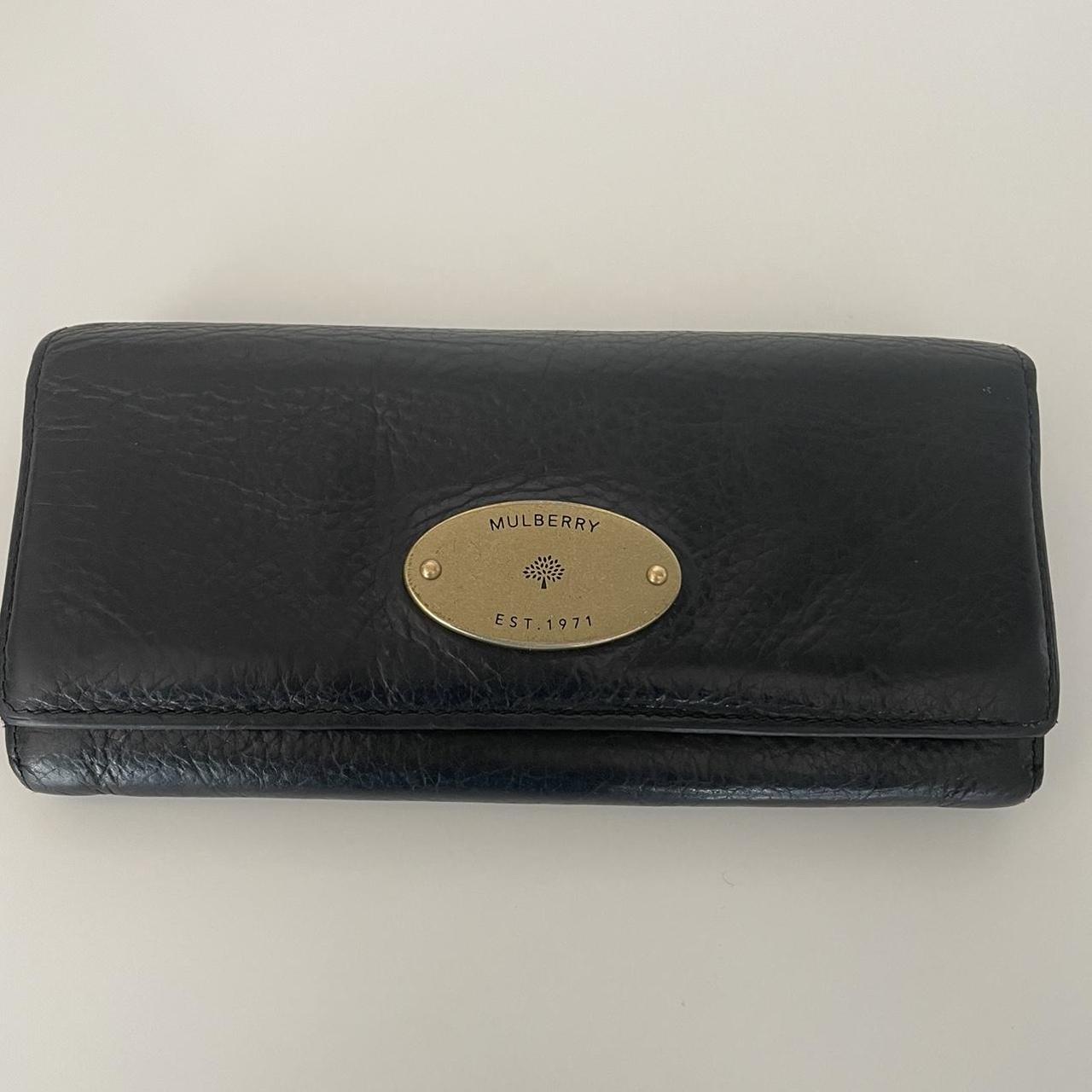 Mulberry Purse in Black Grained Leather💞Some... - Depop