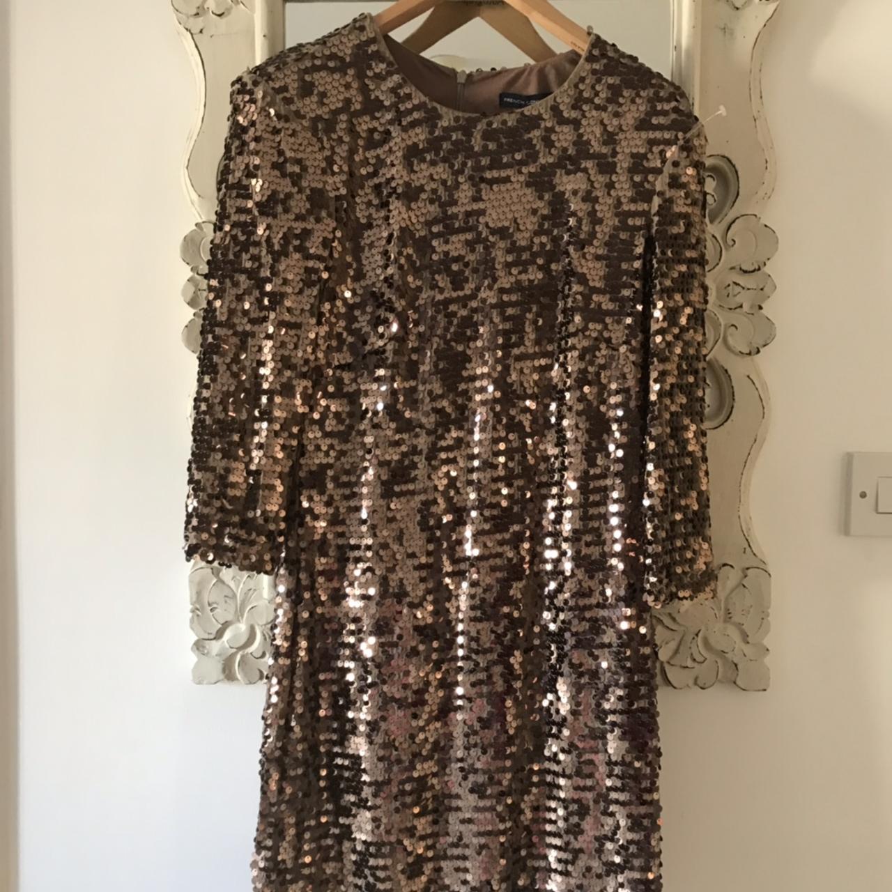 French Connection Dress With Sequins Brand new with... - Depop