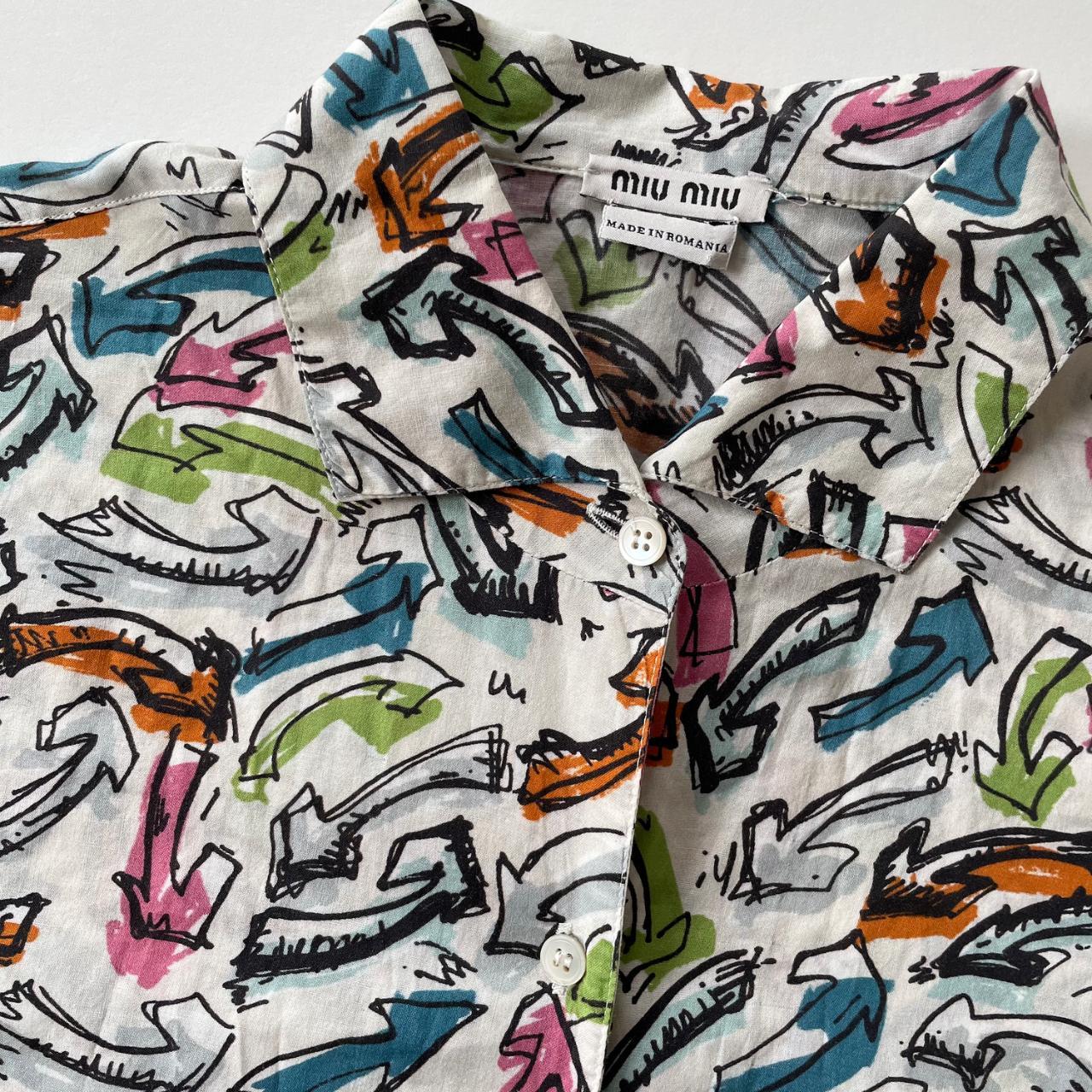 Miu Miu Women's multi Shirt | Depop