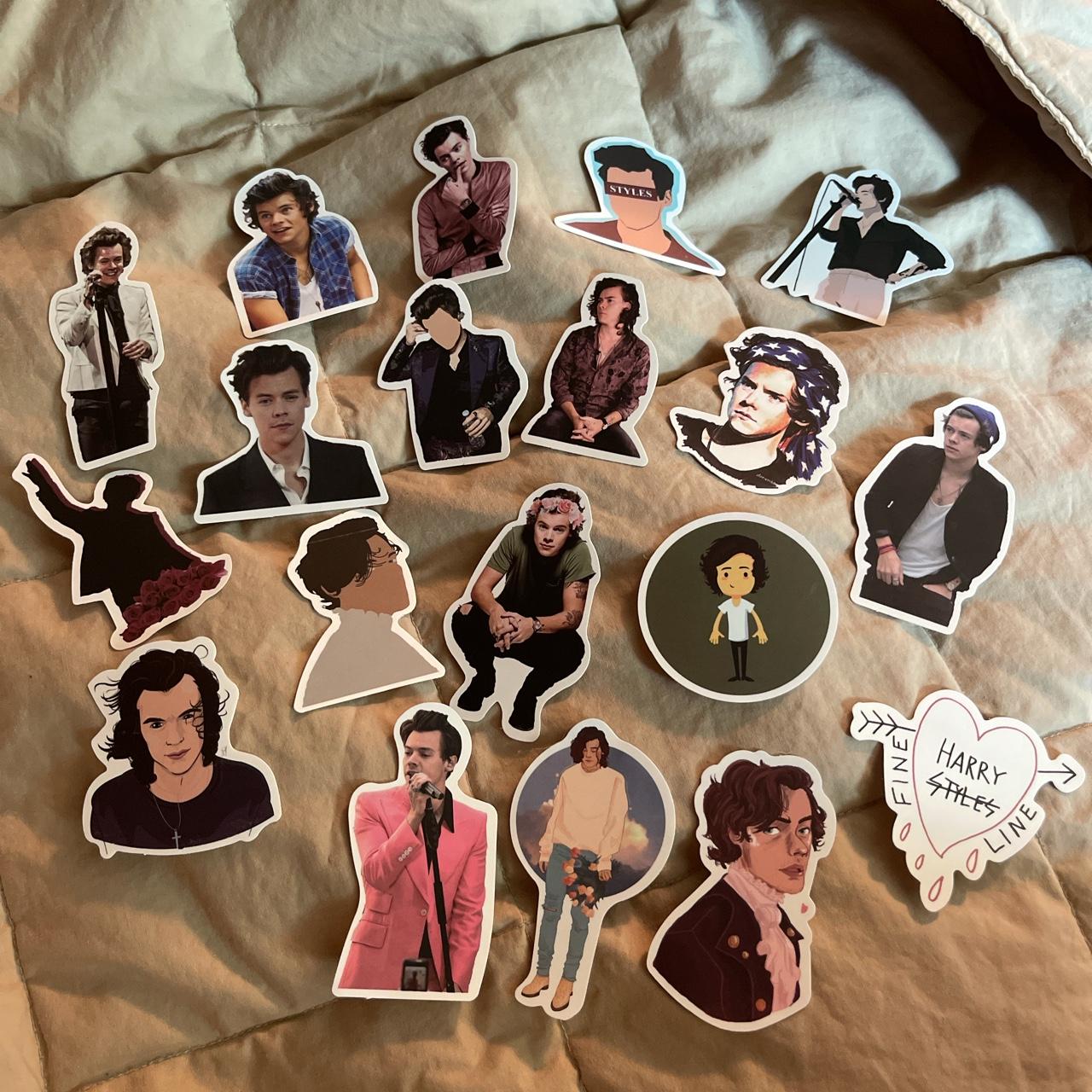 harry styles stickers all are matte and never used.... - Depop