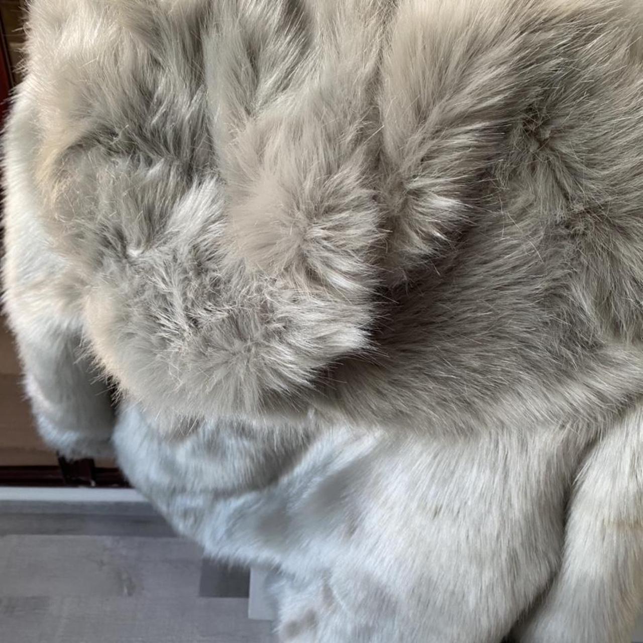 Missguided Faux Fur Coat Size 12 Missguided Depop