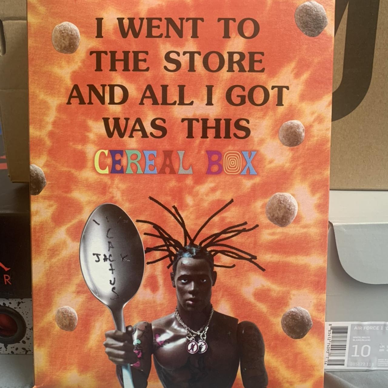 Travis Scott X Reeses Puffs Cereal Limited Edition... - Depop