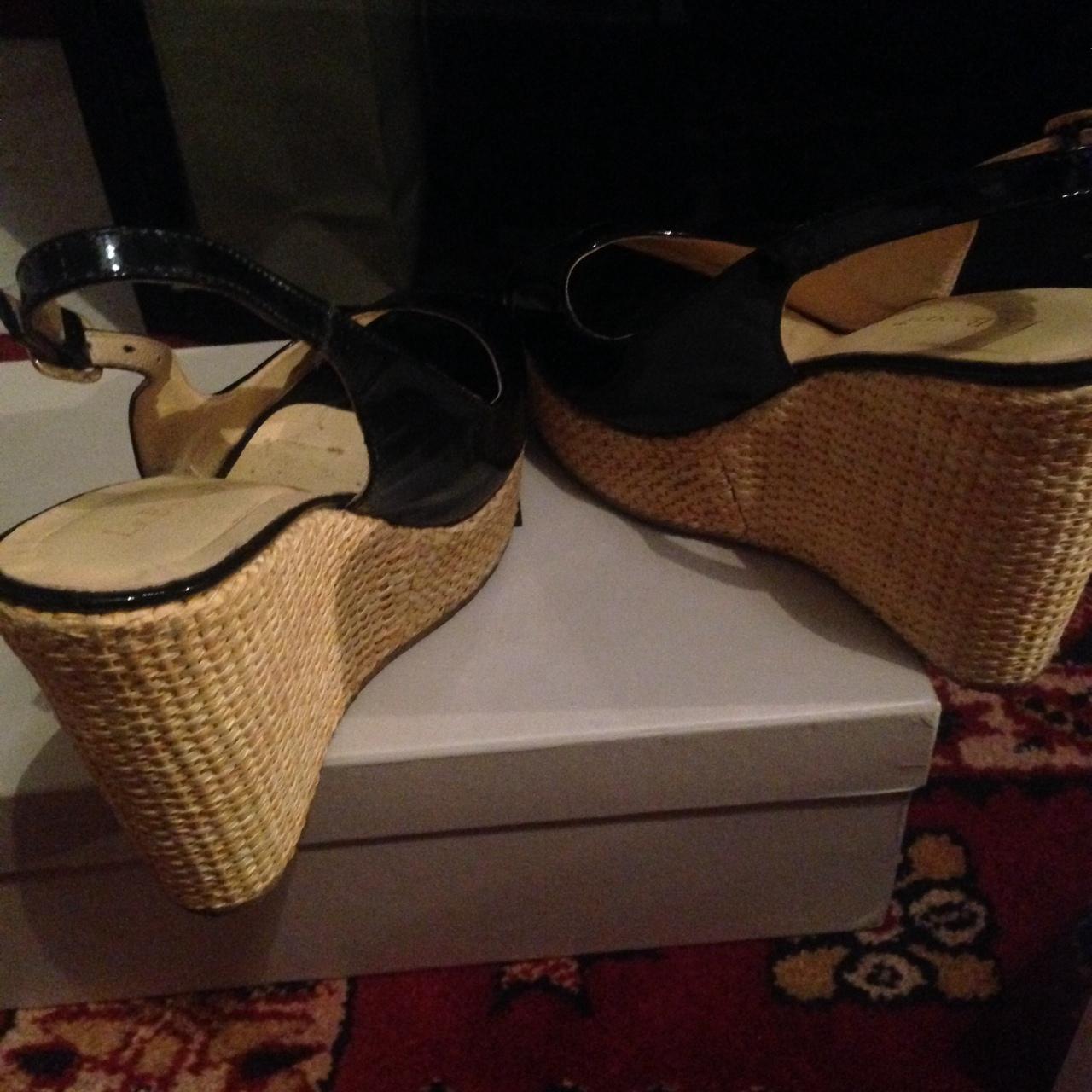 Zeppe nere super primaverili/ estive ! Vendo perché... - Depop