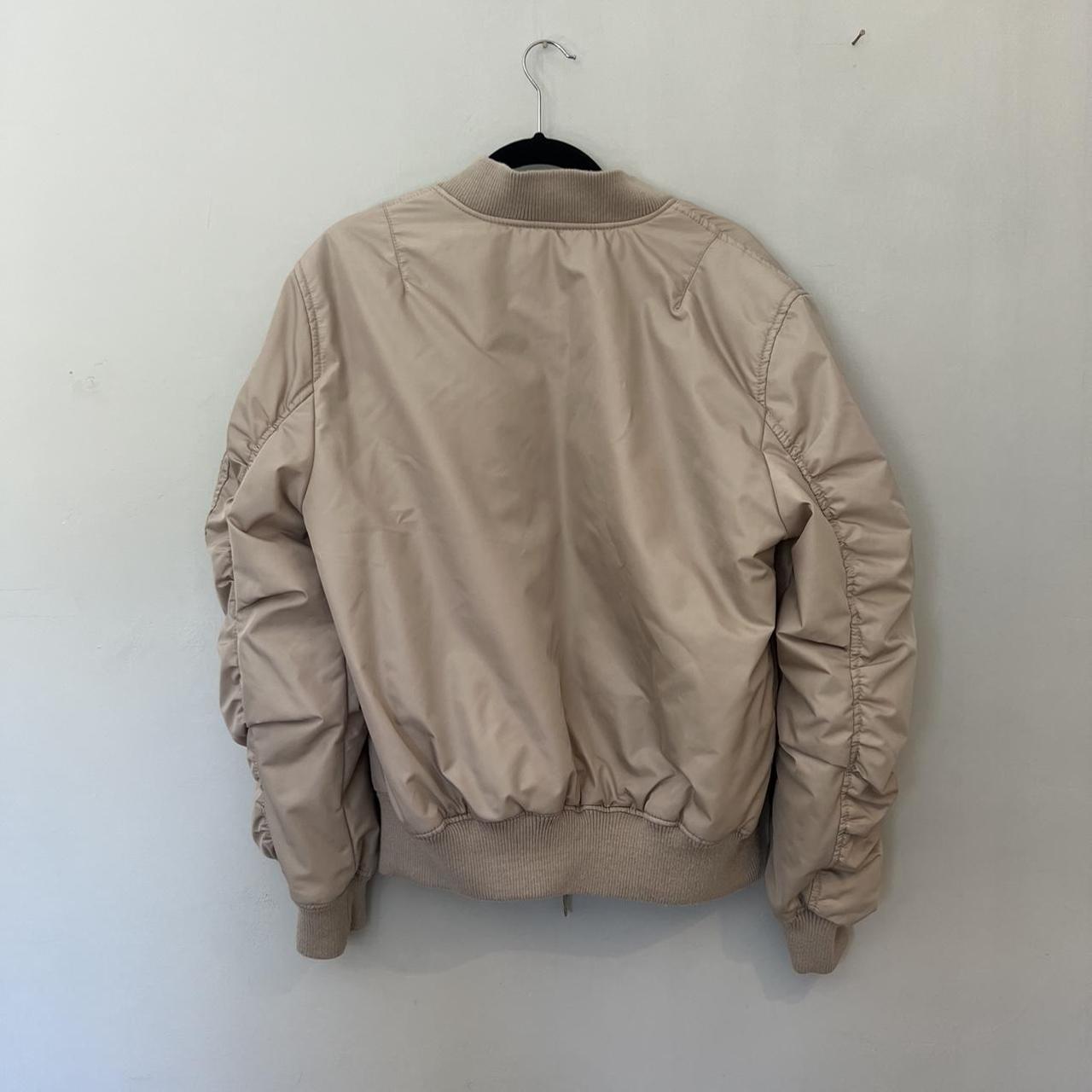 Pacsun tan bomber jacket Mens size M Great... - Depop