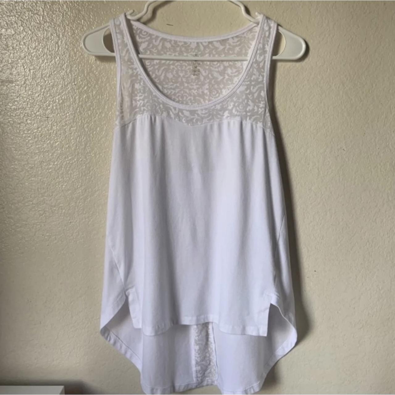 Balance Collection Women's White Vest | Depop